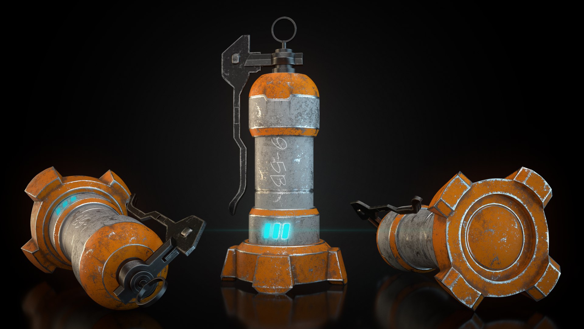 sci-fi texturing rendering c4d