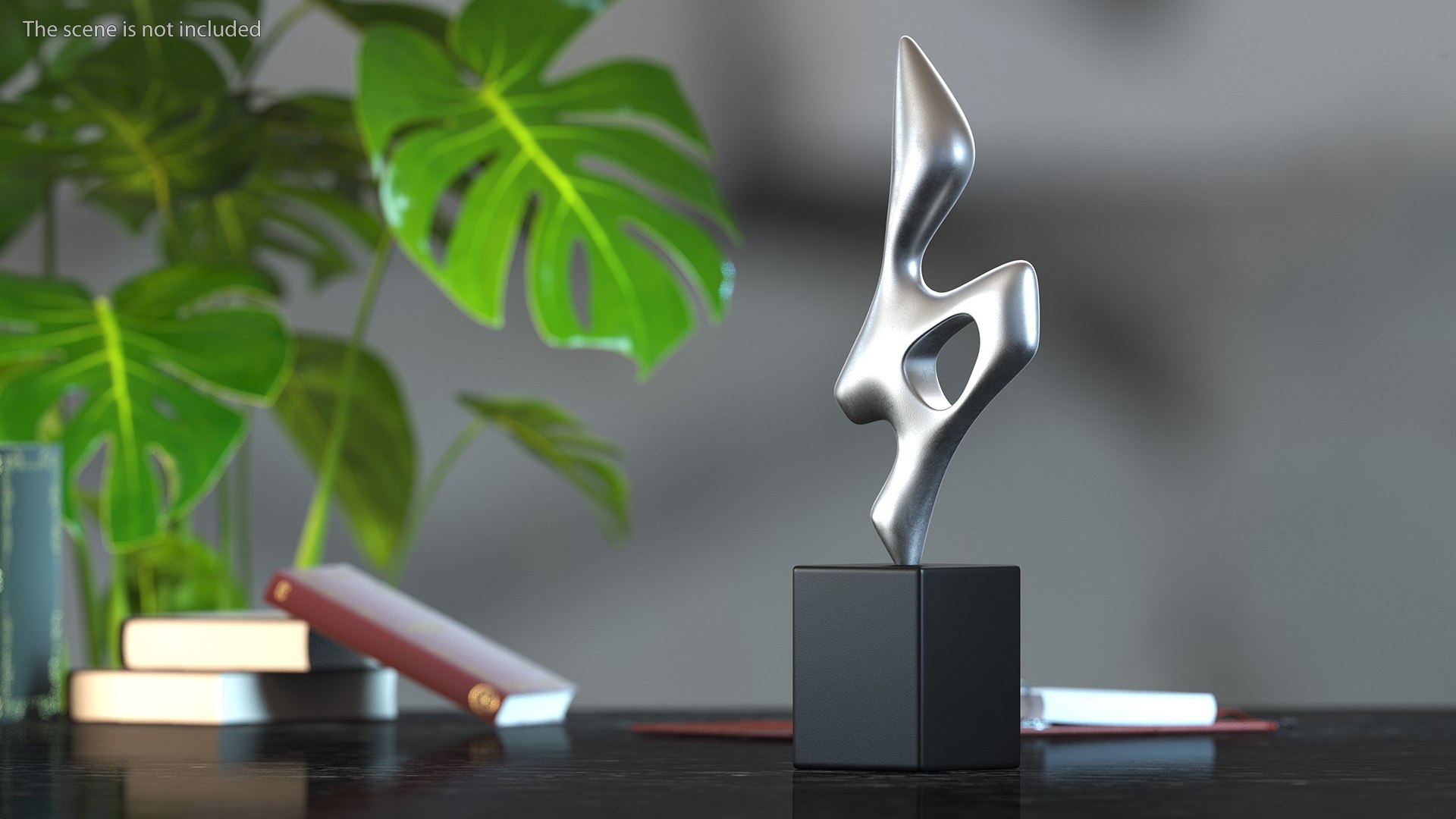 Home Decor Sculpture Silver 3D model - TurboSquid 1860961