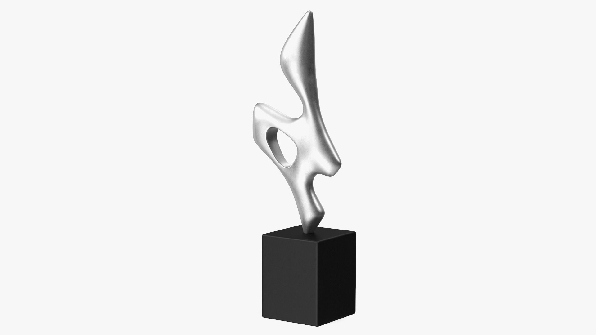 Home Decor Sculpture Silver 3D model - TurboSquid 1860961