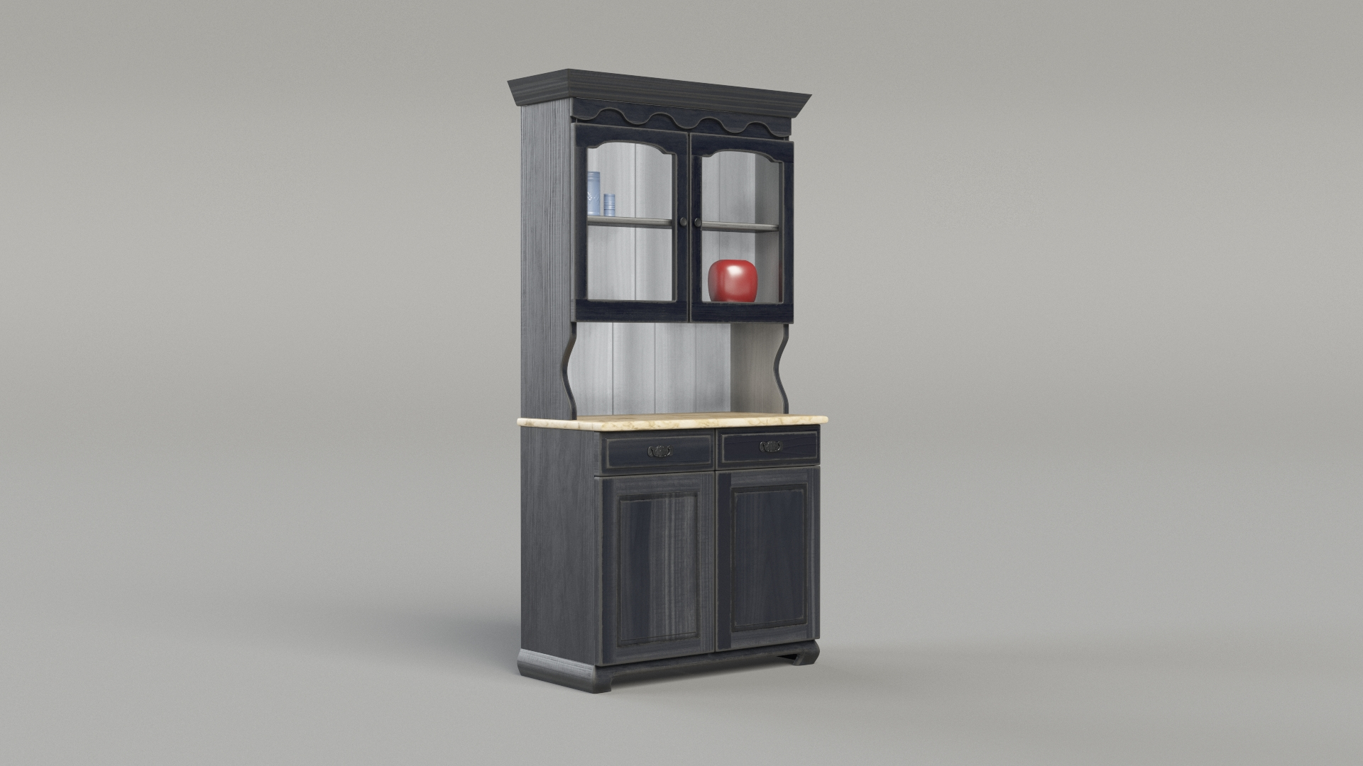 Farmhouse Hutch 3D Model - TurboSquid 1570585