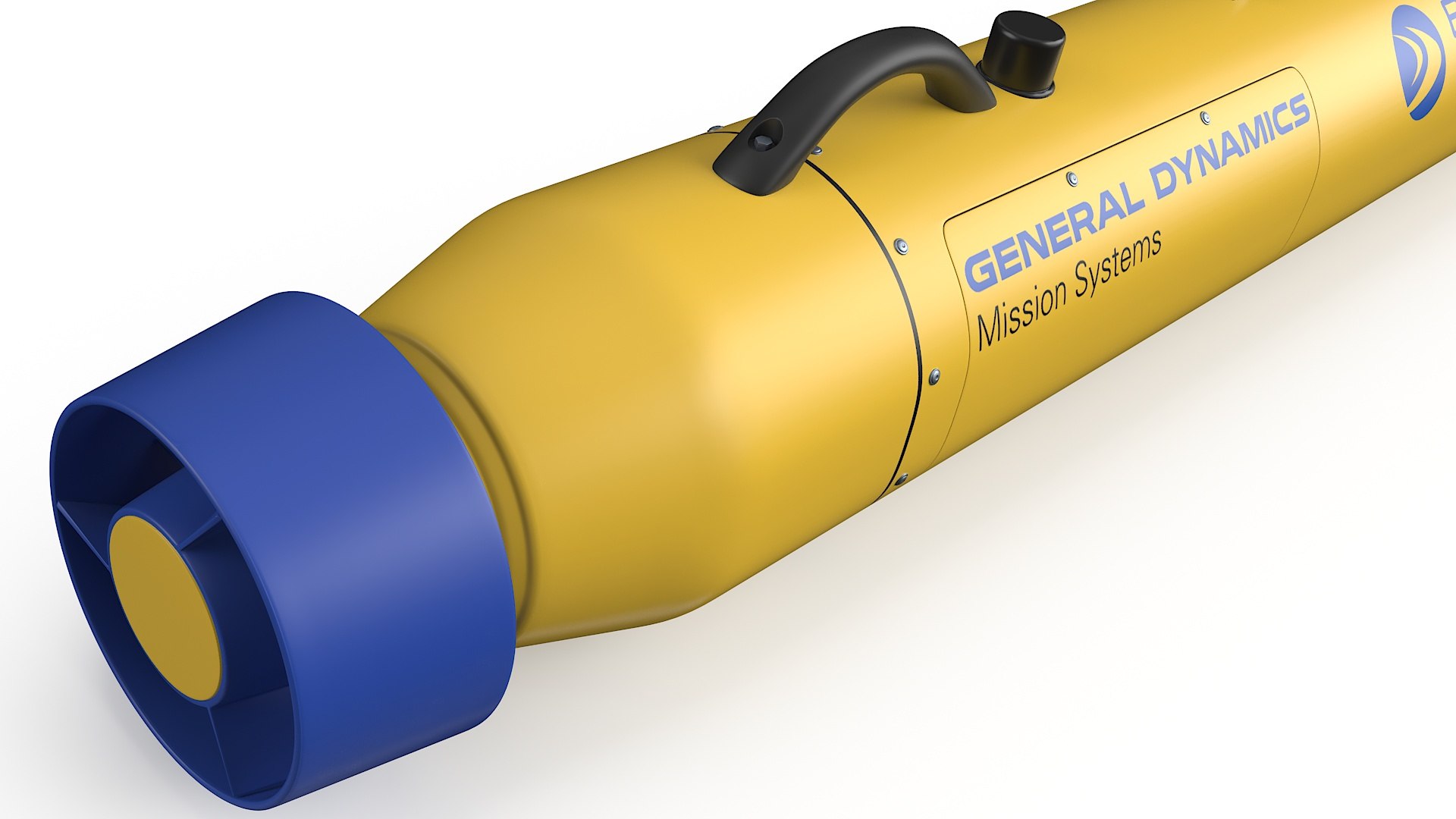 Bluefin Robotics Unmanned Underwater Vehicle 3D Model - TurboSquid 2383526