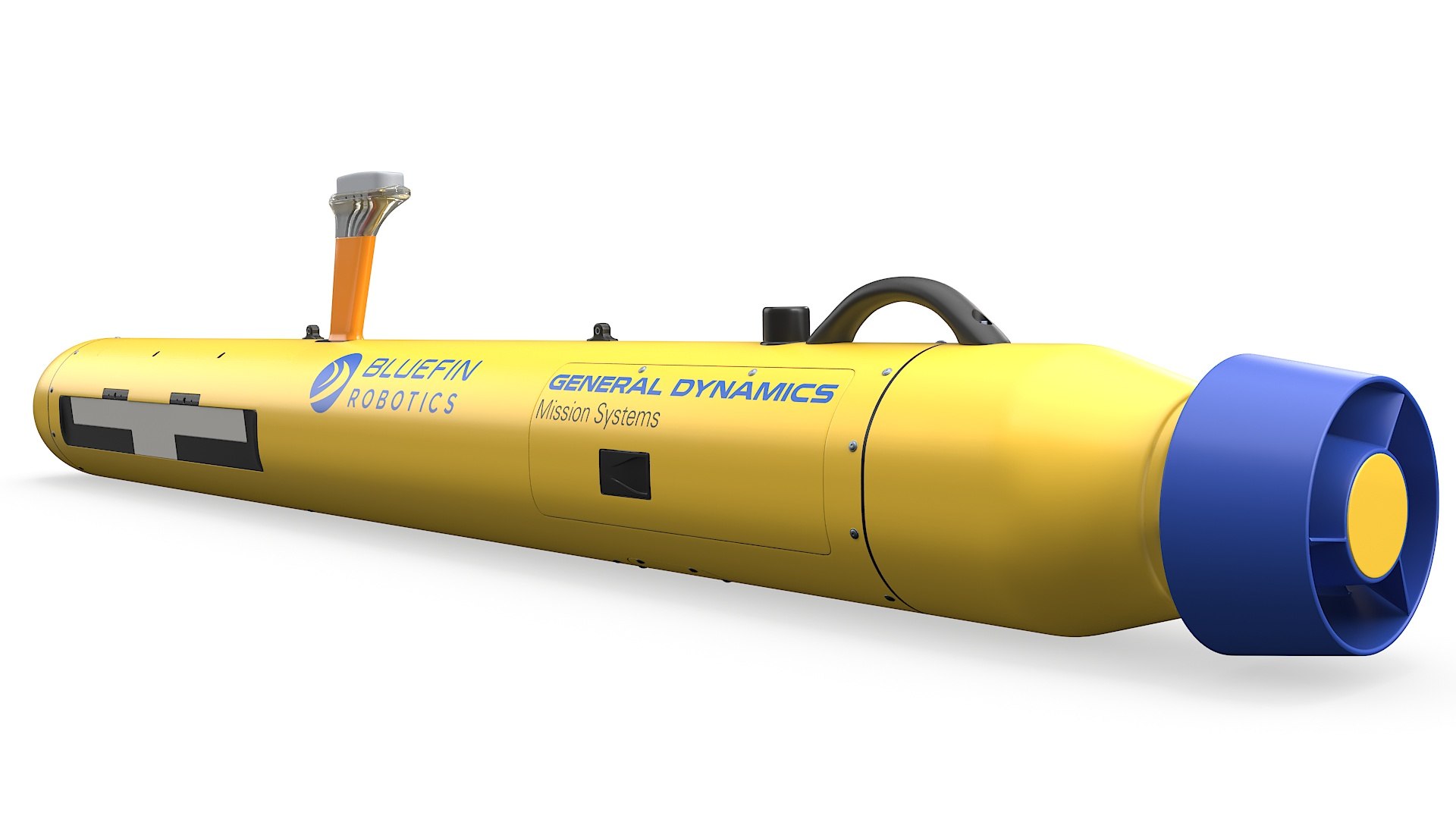Bluefin Robotics Unmanned Underwater Vehicle 3D Model - TurboSquid 2383526