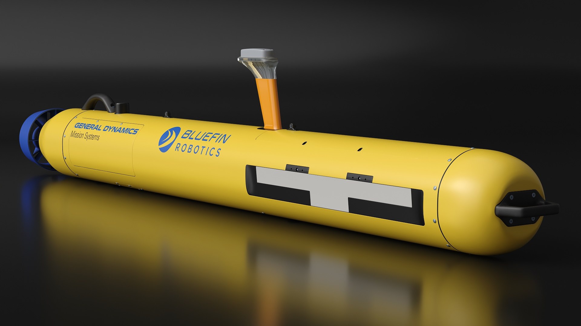 Bluefin Robotics Unmanned Underwater Vehicle 3D Model - TurboSquid 2383526