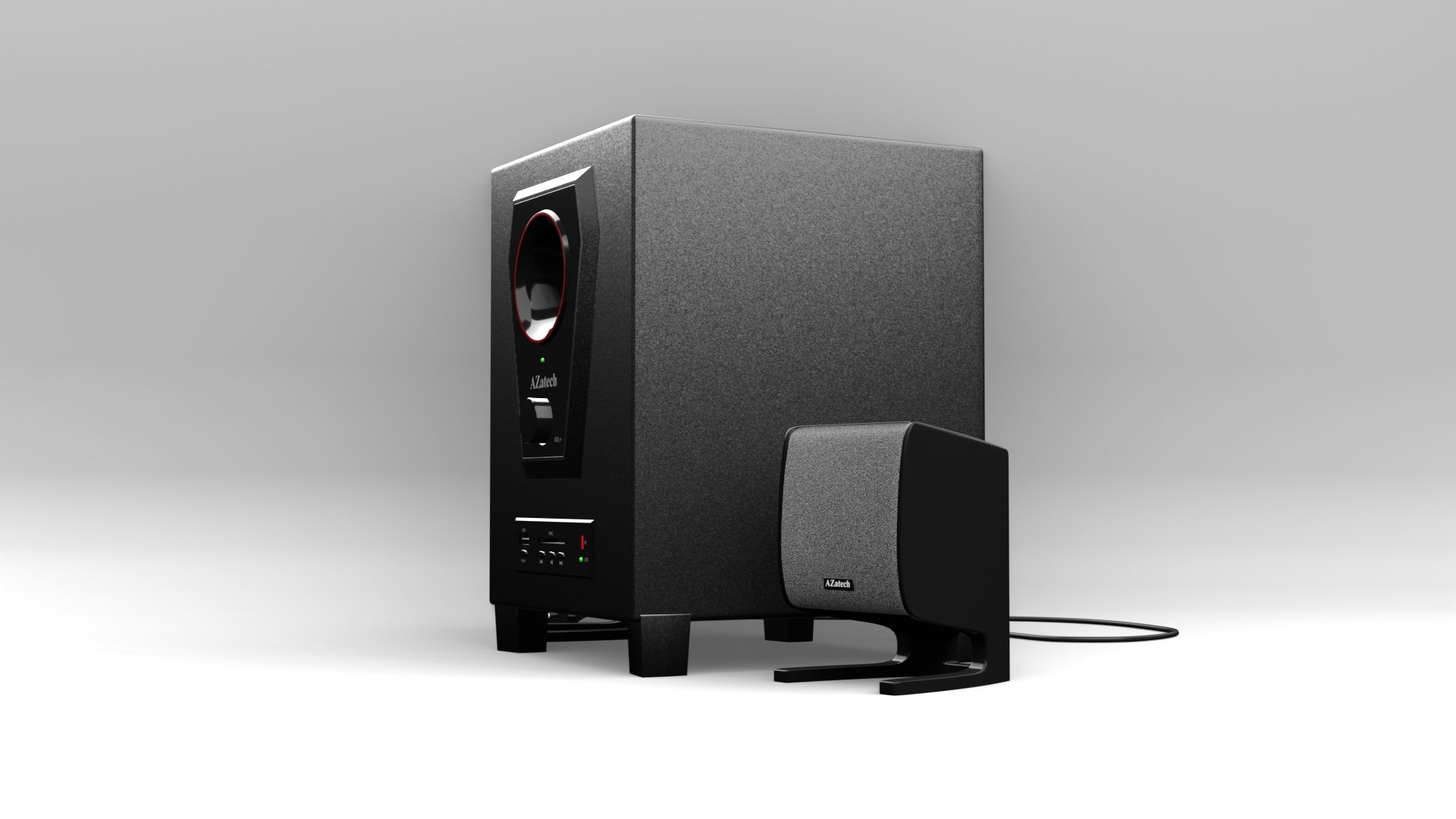 3D Azatech Speaker - TurboSquid 1604025