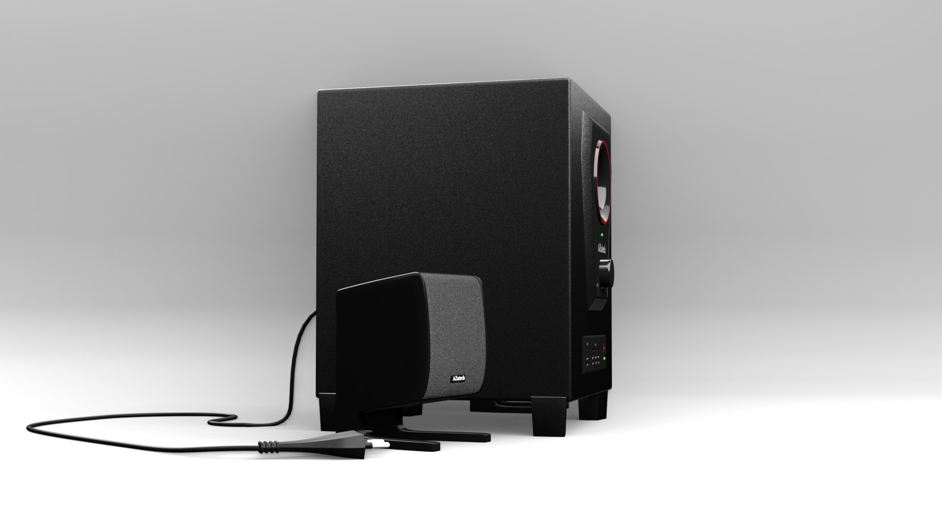 3D Azatech Speaker - TurboSquid 1604025