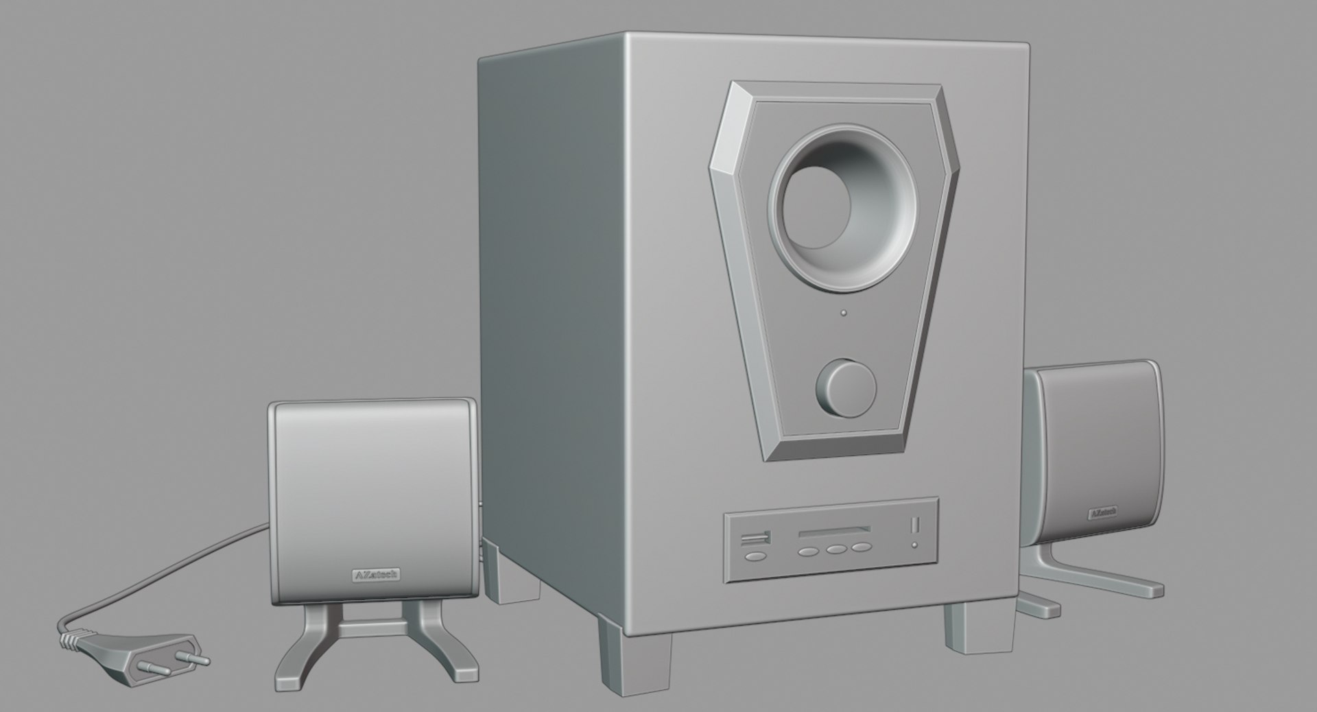 3D Azatech Speaker - TurboSquid 1604025