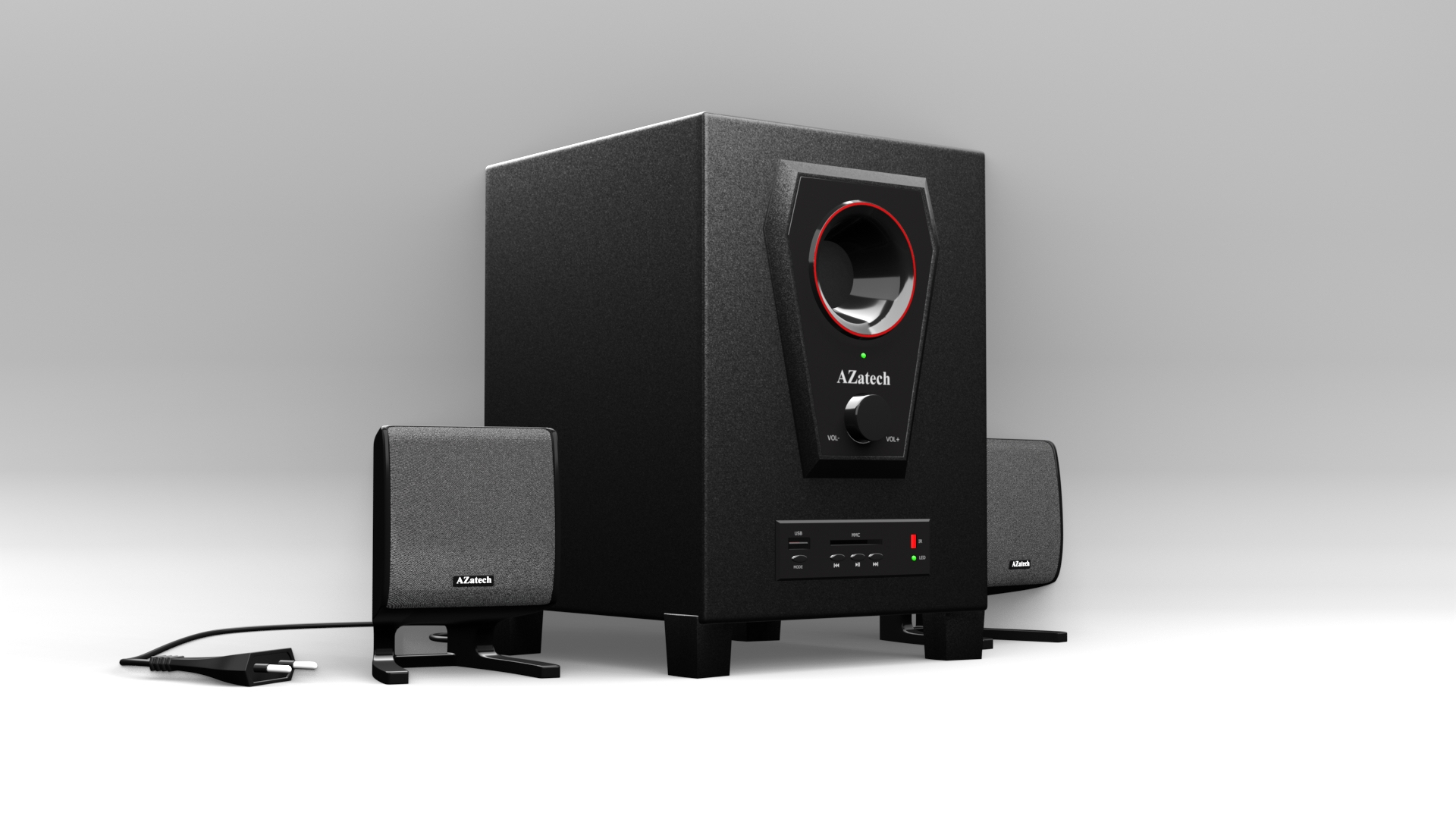 3D Azatech Speaker - TurboSquid 1604025