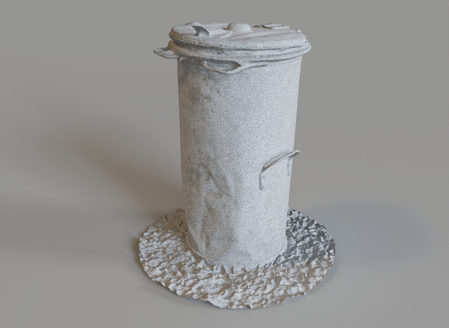 Blue Bin Photogrammetry 3D - TurboSquid 2057190