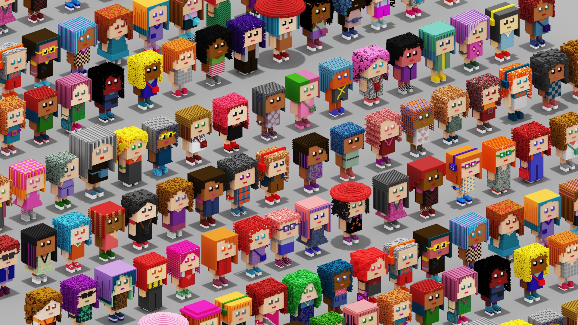 100 Unique Character 3D - TurboSquid 2053416