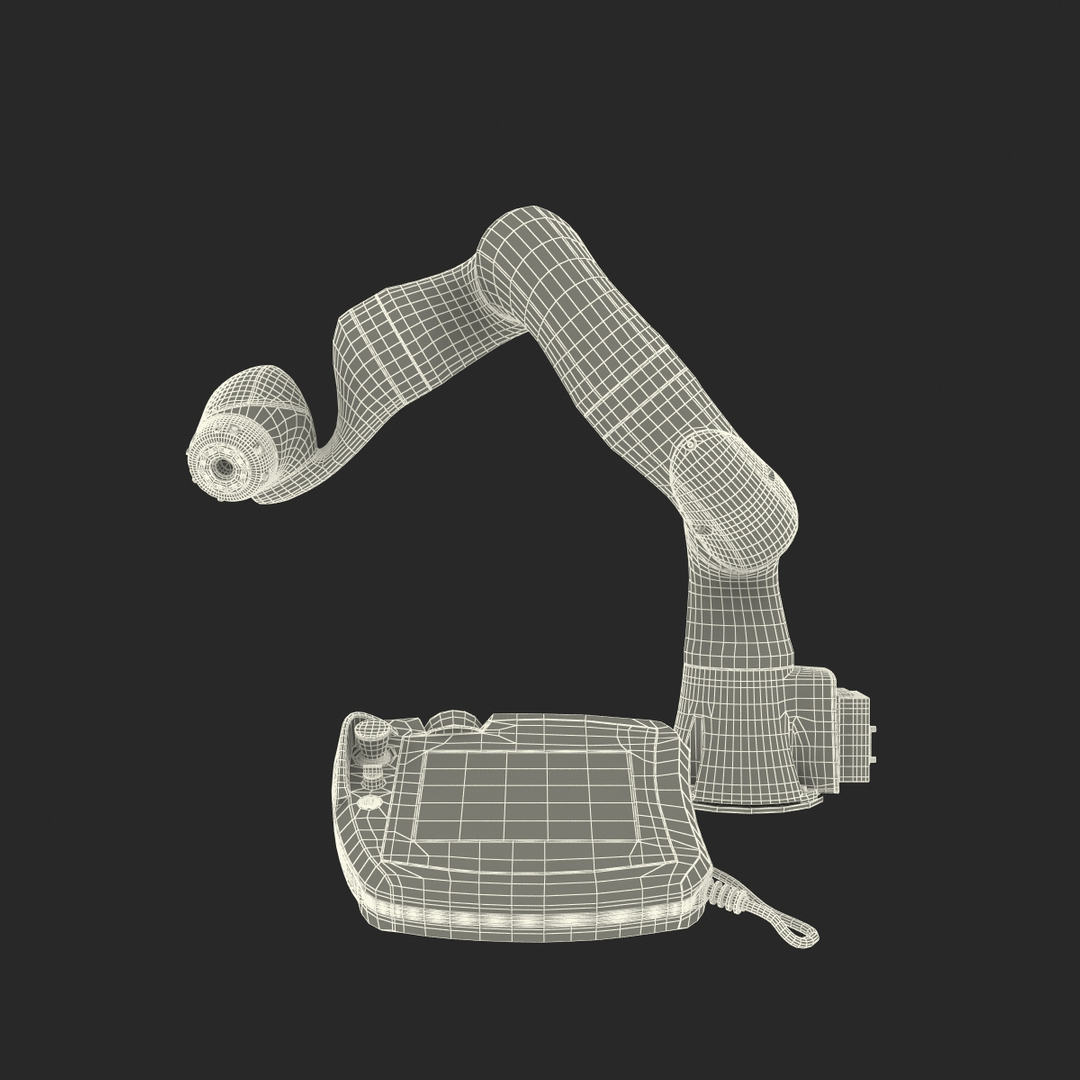 3d kuka robot lbr iiwa