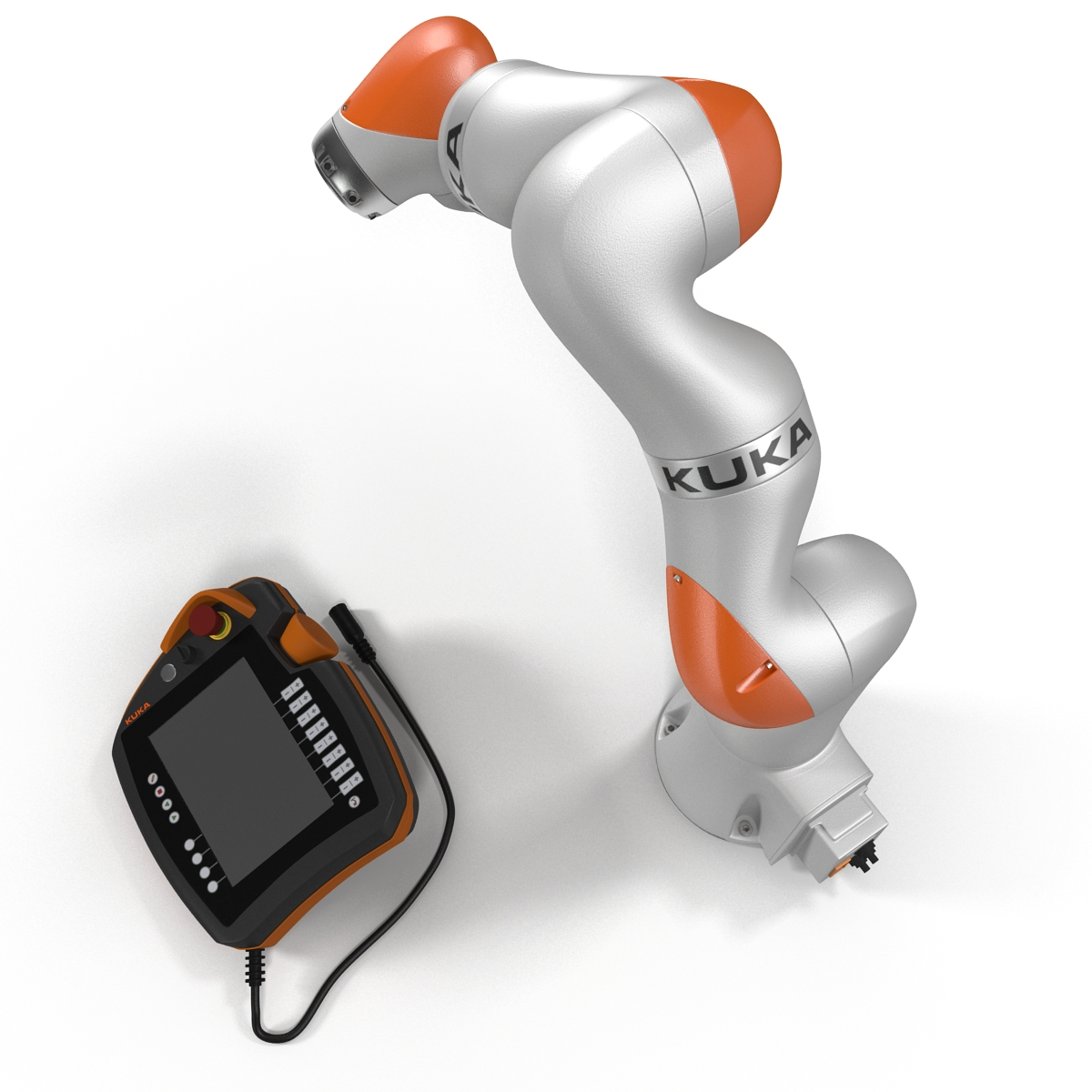 3d kuka robot lbr iiwa