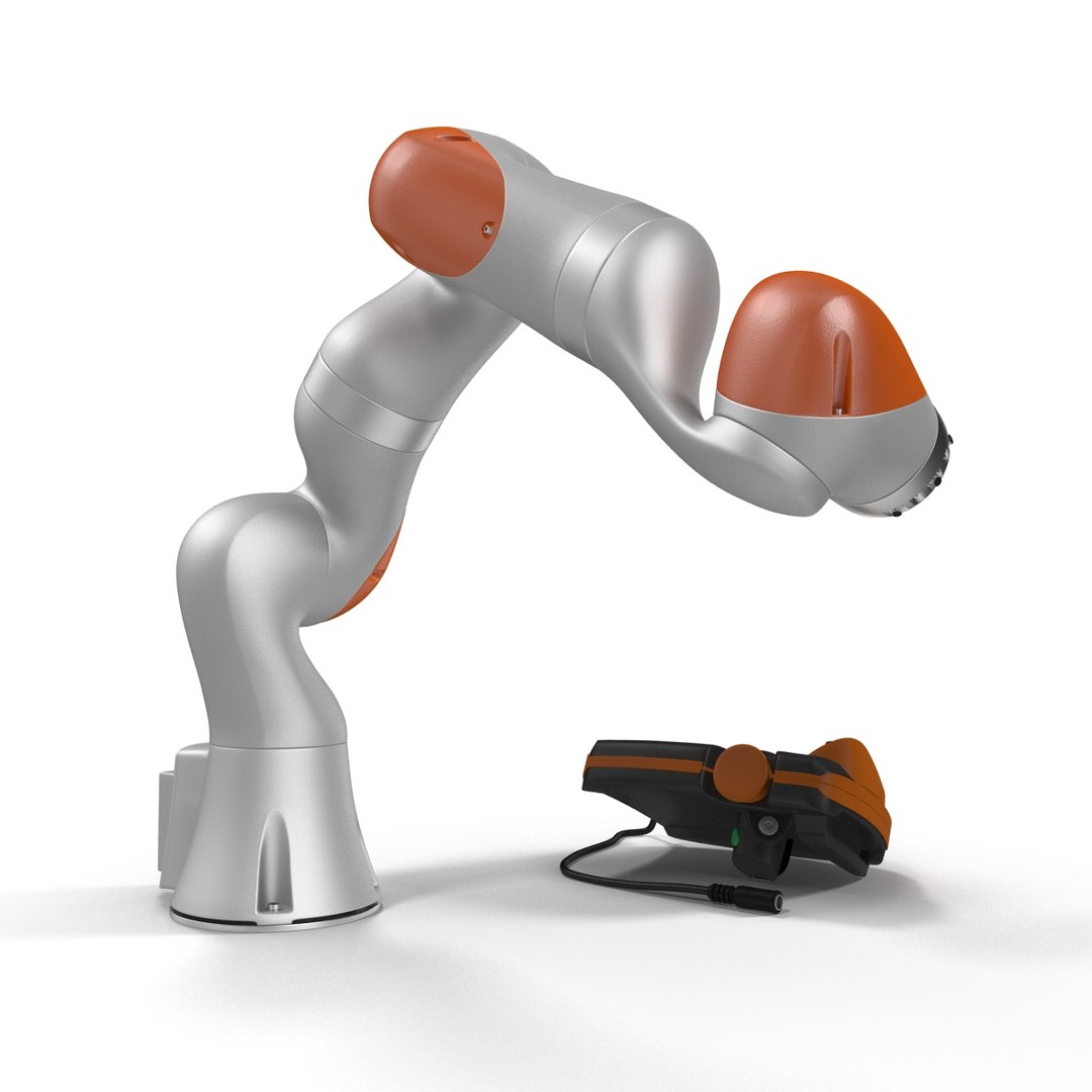 3d kuka robot lbr iiwa