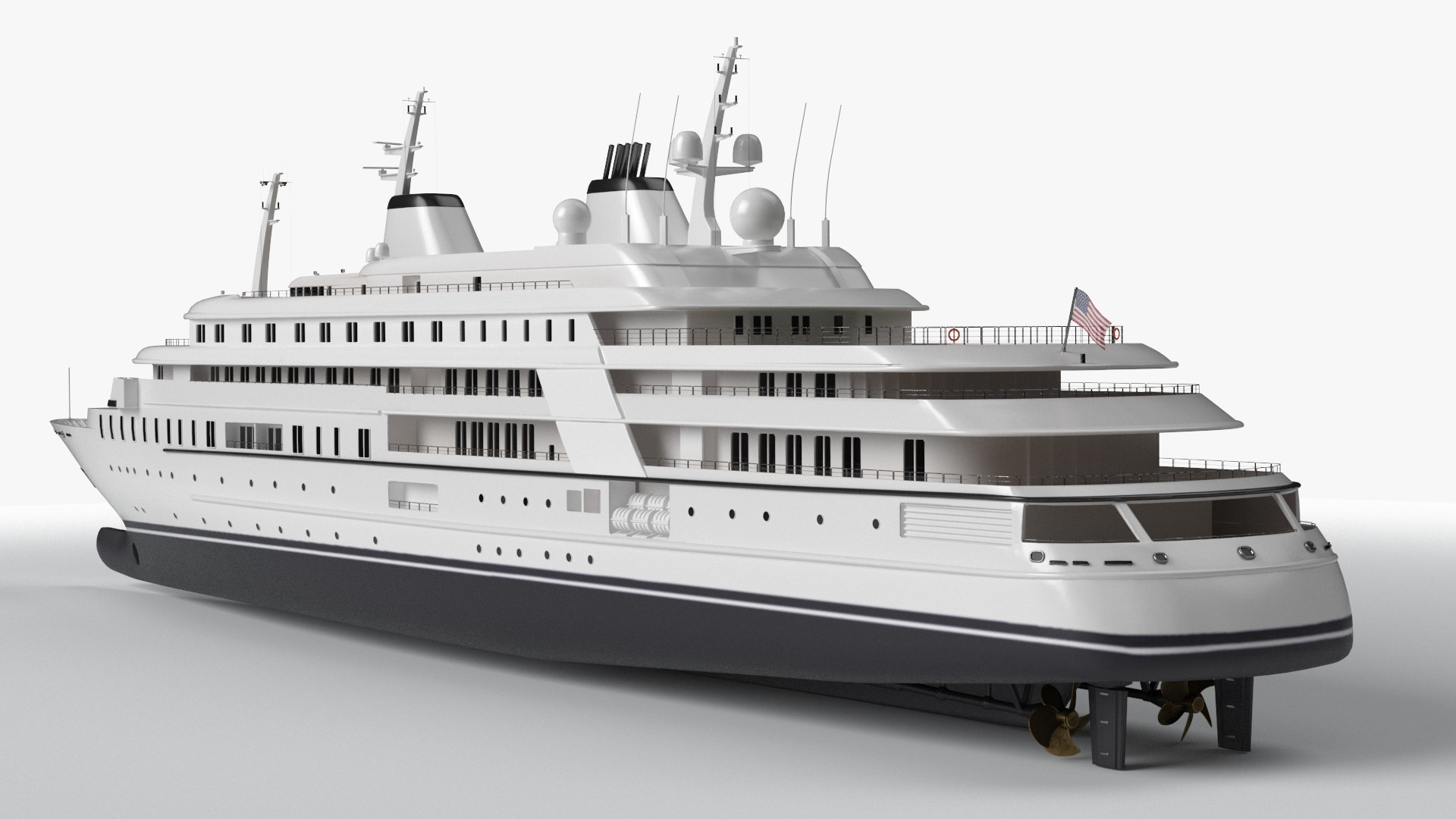 3D model Mala Superyacht Dynamic Simulation - TurboSquid 1935817