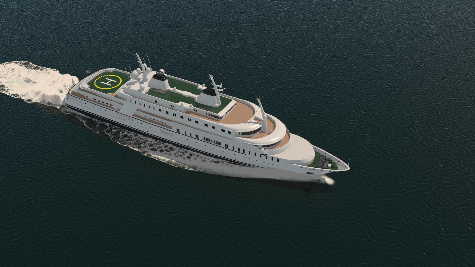 3D Model Mala Superyacht Dynamic Simulation - TurboSquid 1935817