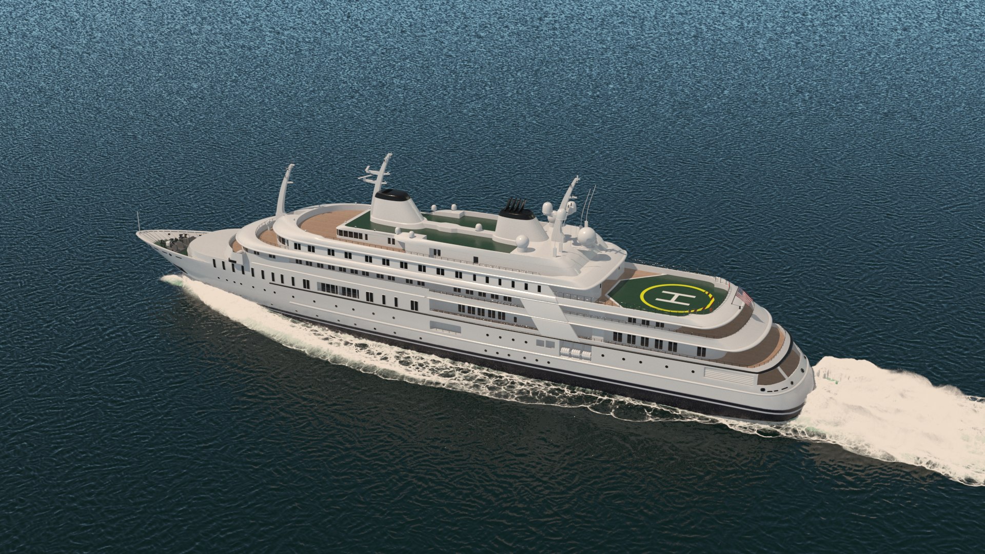 3D Model Mala Superyacht Dynamic Simulation - TurboSquid 1935817