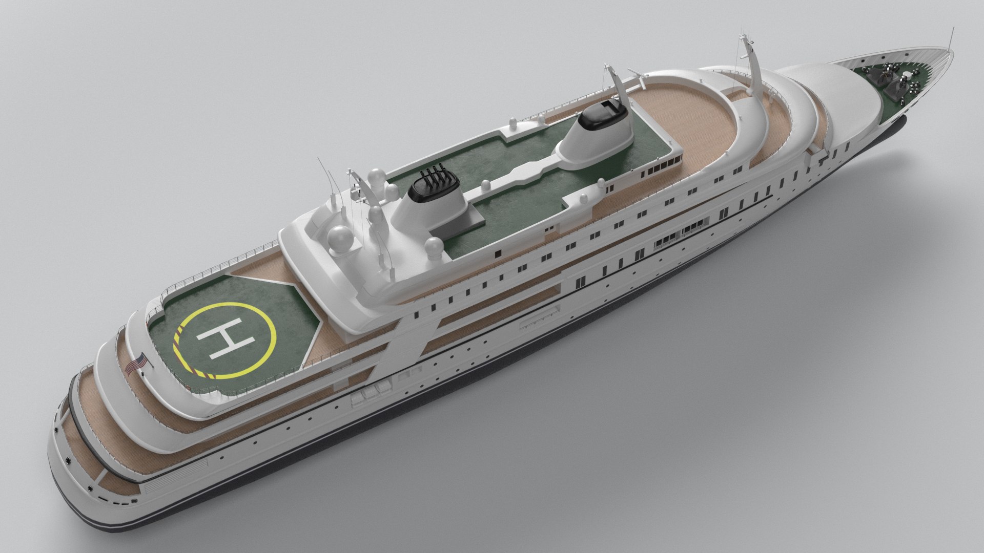 3D model Mala Superyacht Dynamic Simulation - TurboSquid 1935817