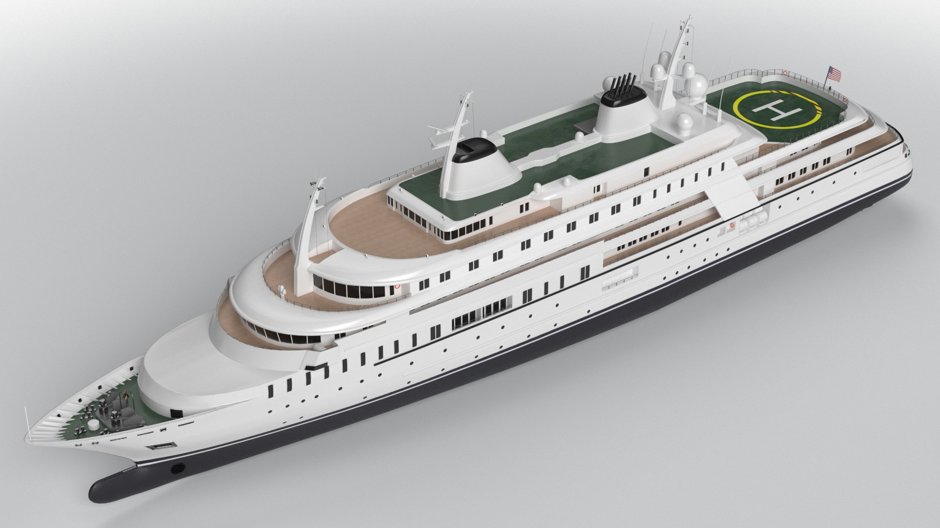3D model Mala Superyacht Dynamic Simulation - TurboSquid 1935817