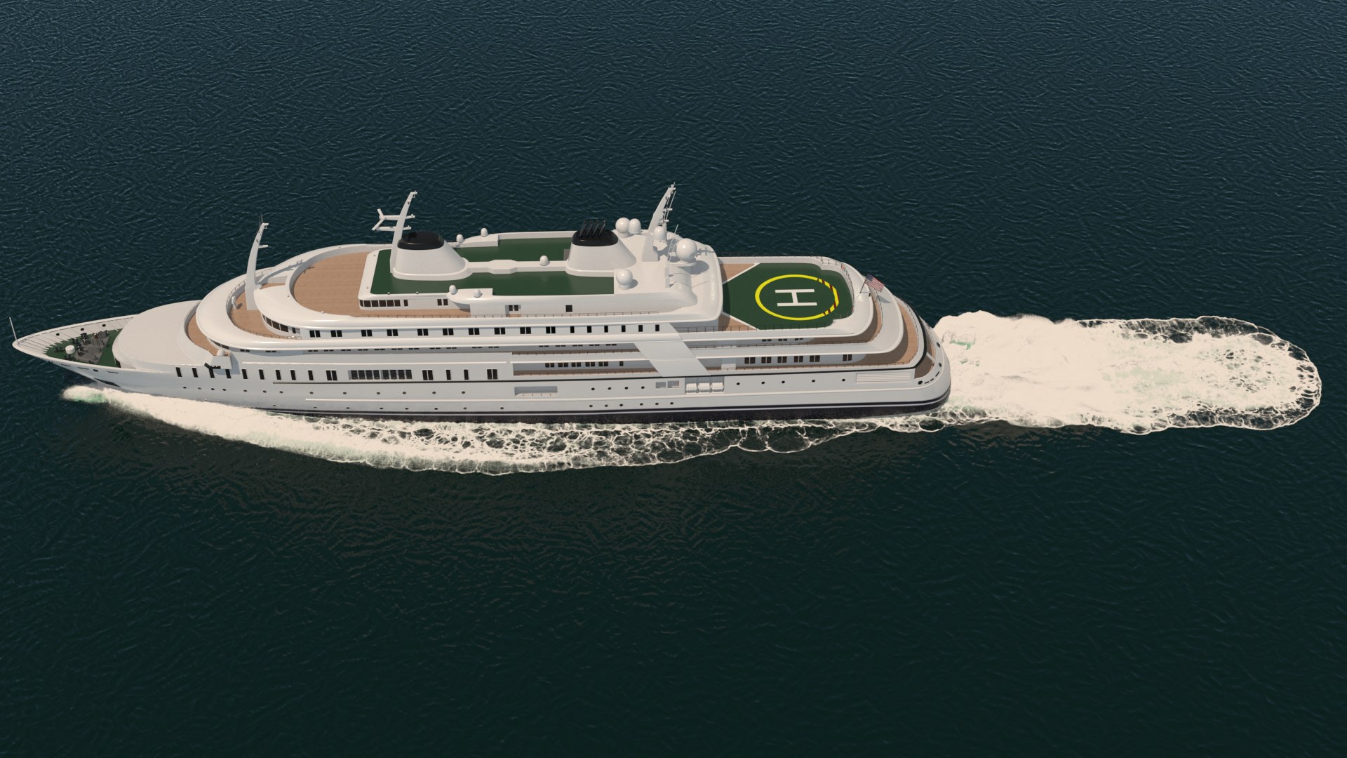 3D Model Mala Superyacht Dynamic Simulation - TurboSquid 1935817