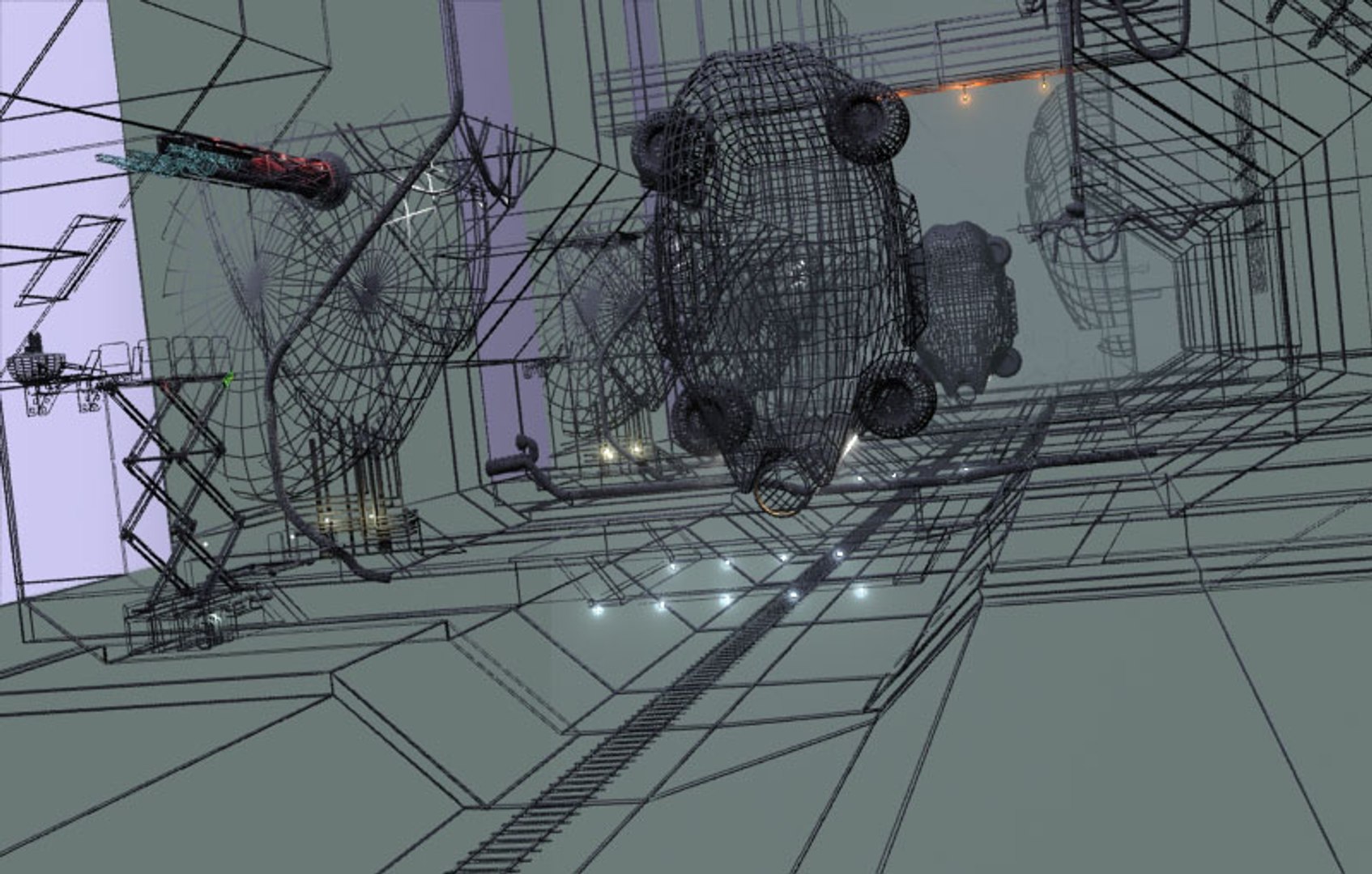 Space Port 3d Model