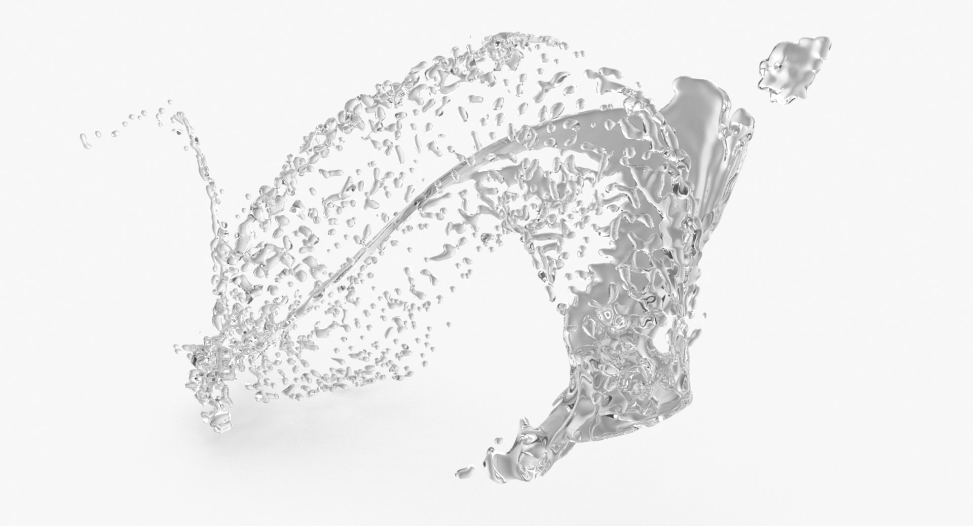 Water Splash 3D Model - TurboSquid 1280321