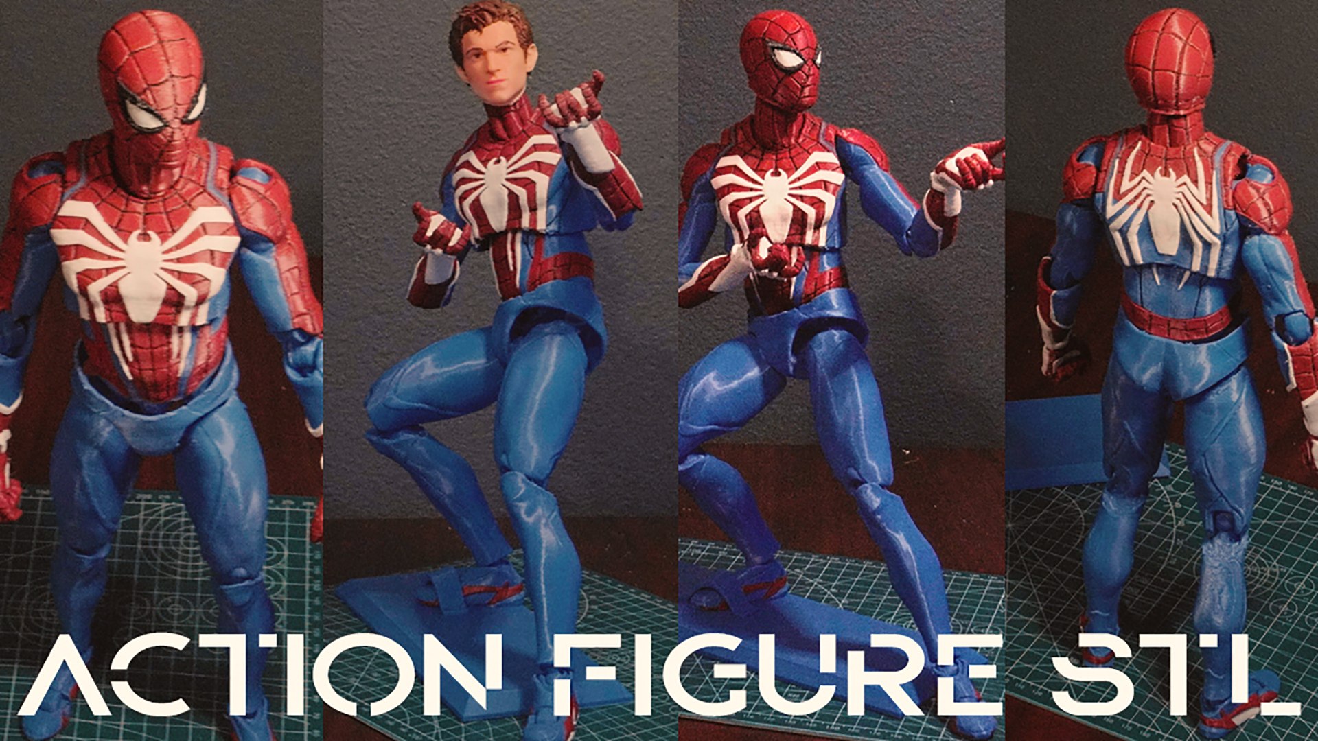modelo 3d FIGURA DE ACCIÓN DE Spiderman IMPRESIÓN 3D con JUGUETE DE ...