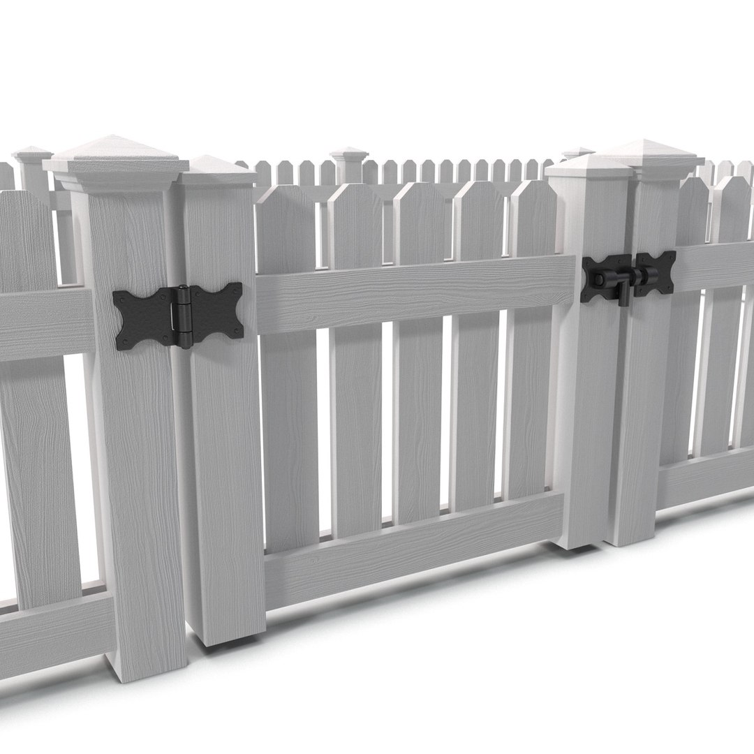 3d Model Picket Fence