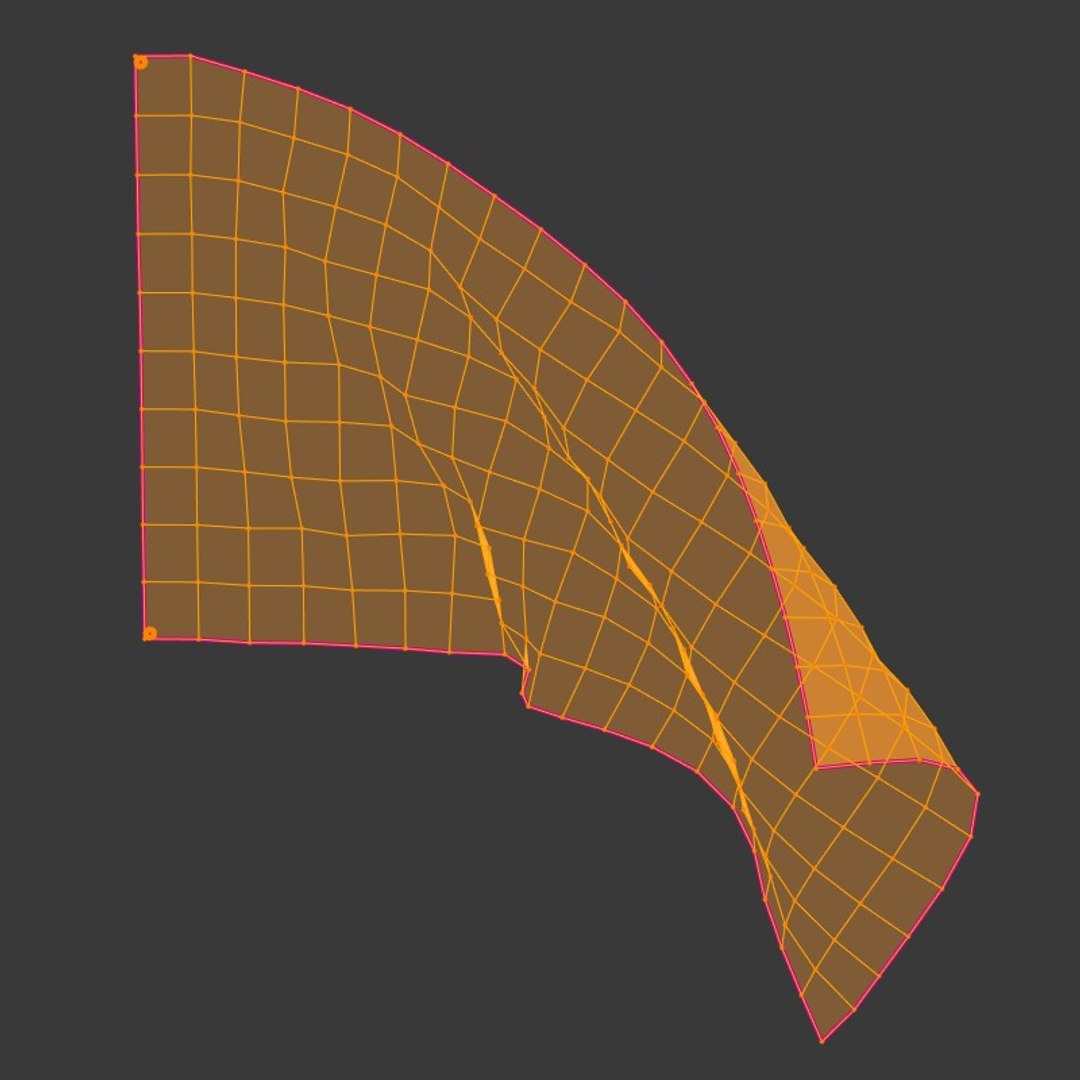 3d American Flag Model