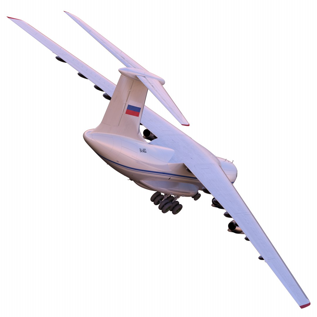 3d Model Ilyushin Il-76