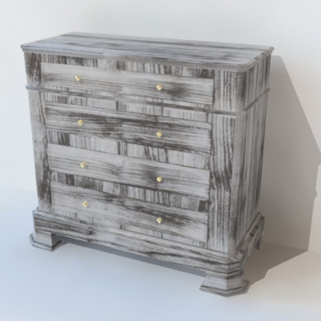 3d chest drawers model