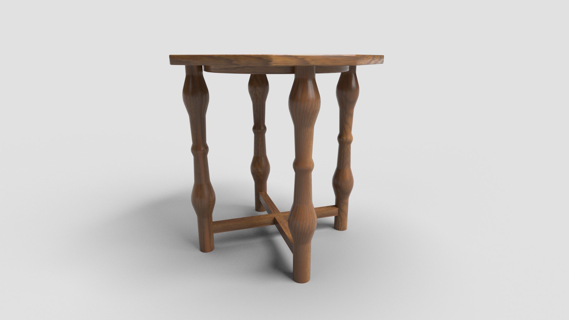 3D Octagon Table N110 Model - TurboSquid 2506338