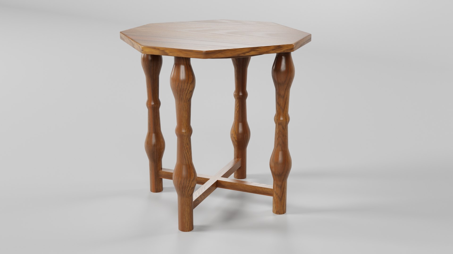 3D Octagon Table N110 Model - TurboSquid 2506338