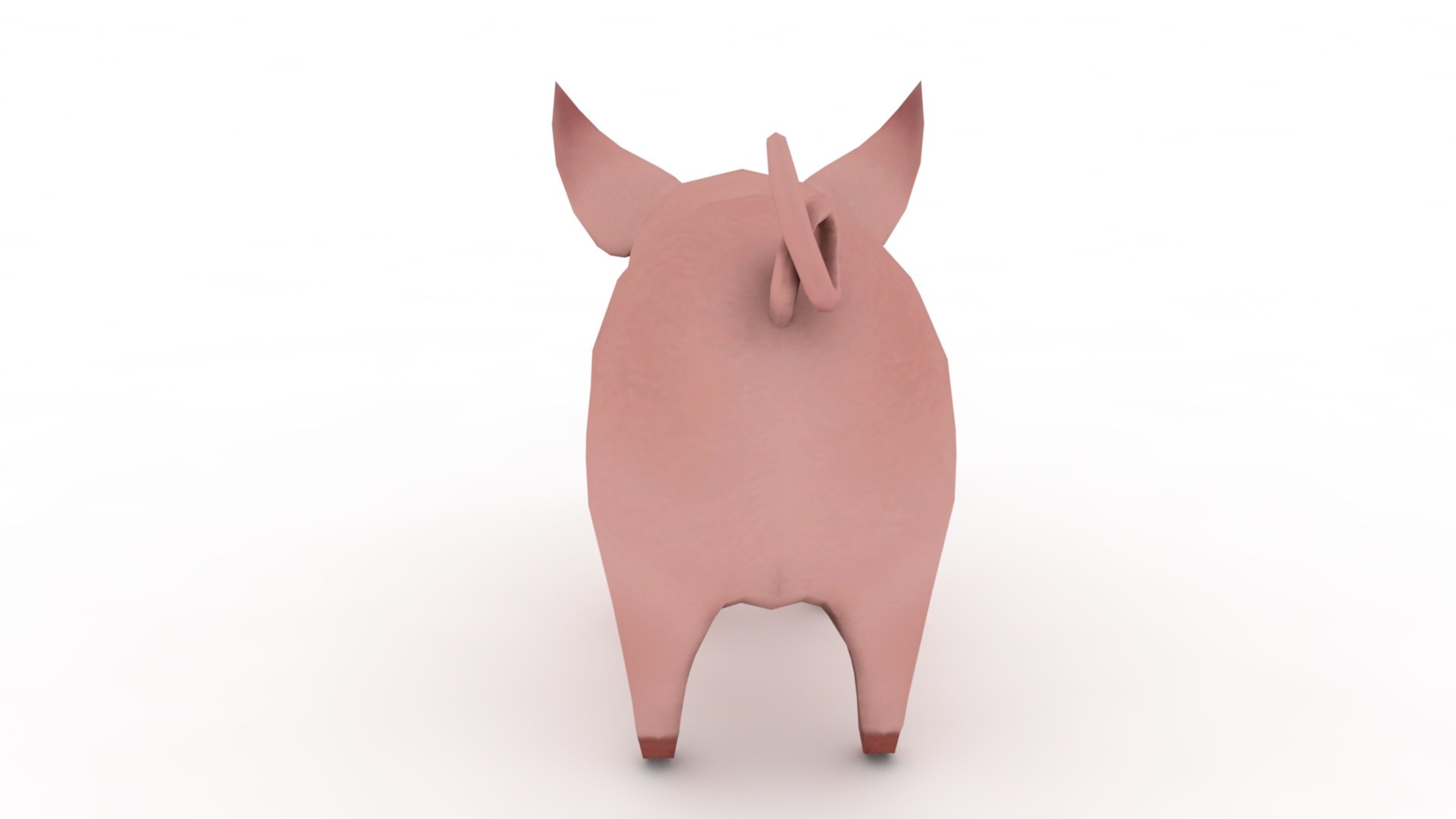 3D Model Cartoon Pig - TurboSquid 1888028