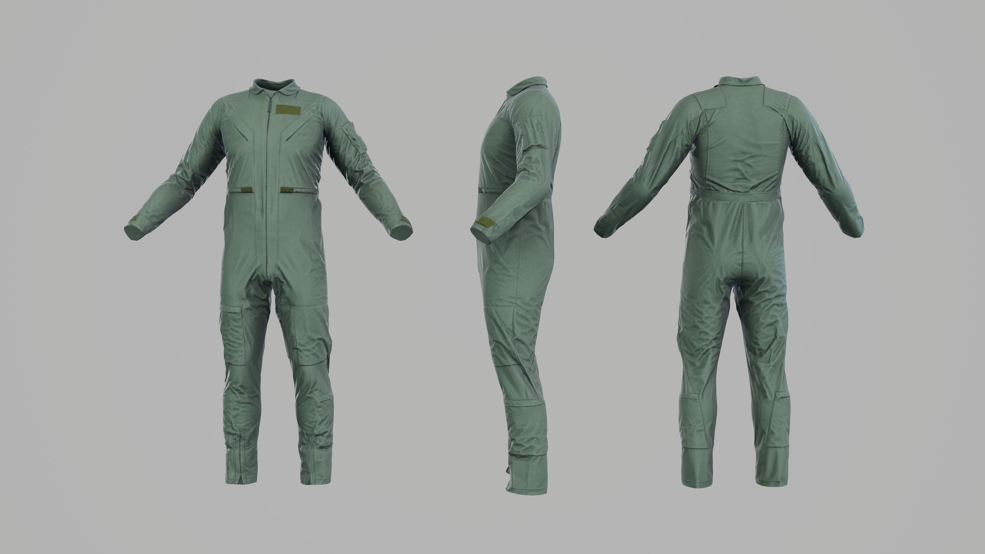 Flightsuit 3D Model - TurboSquid 2311664