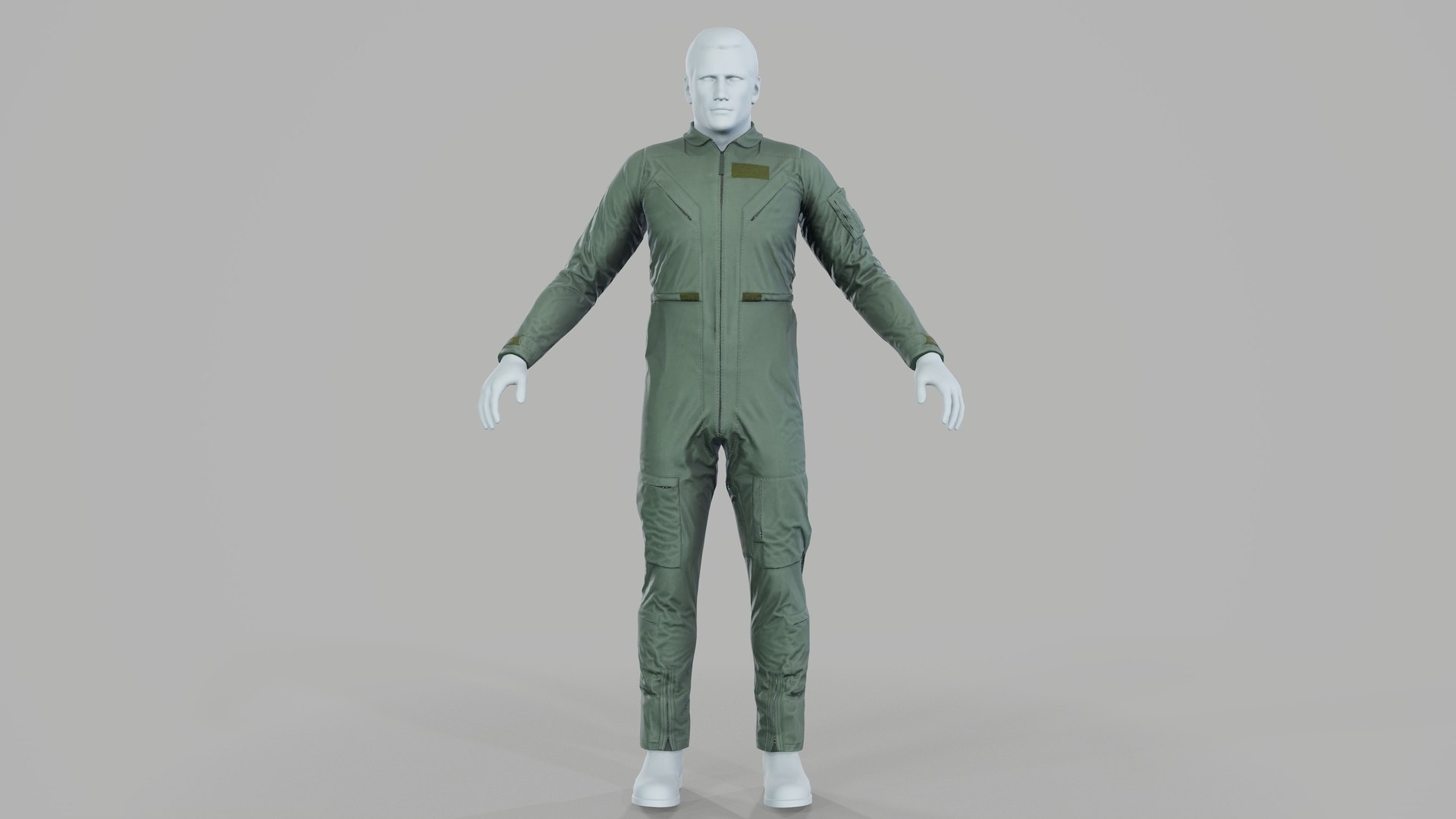 Flightsuit 3D Model - TurboSquid 2311664