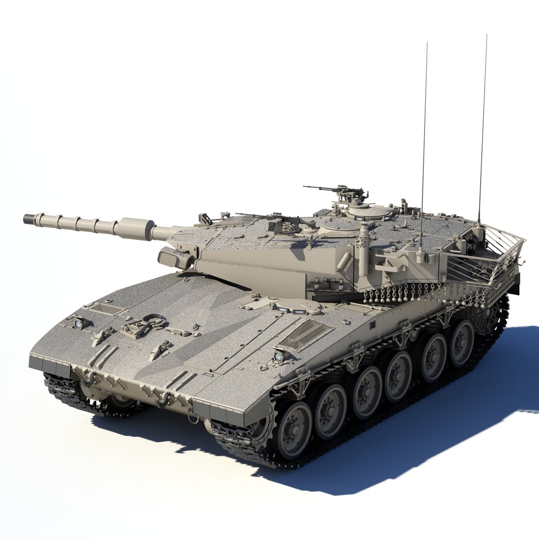 3D Merkava Mk3 Model - TurboSquid 1838566