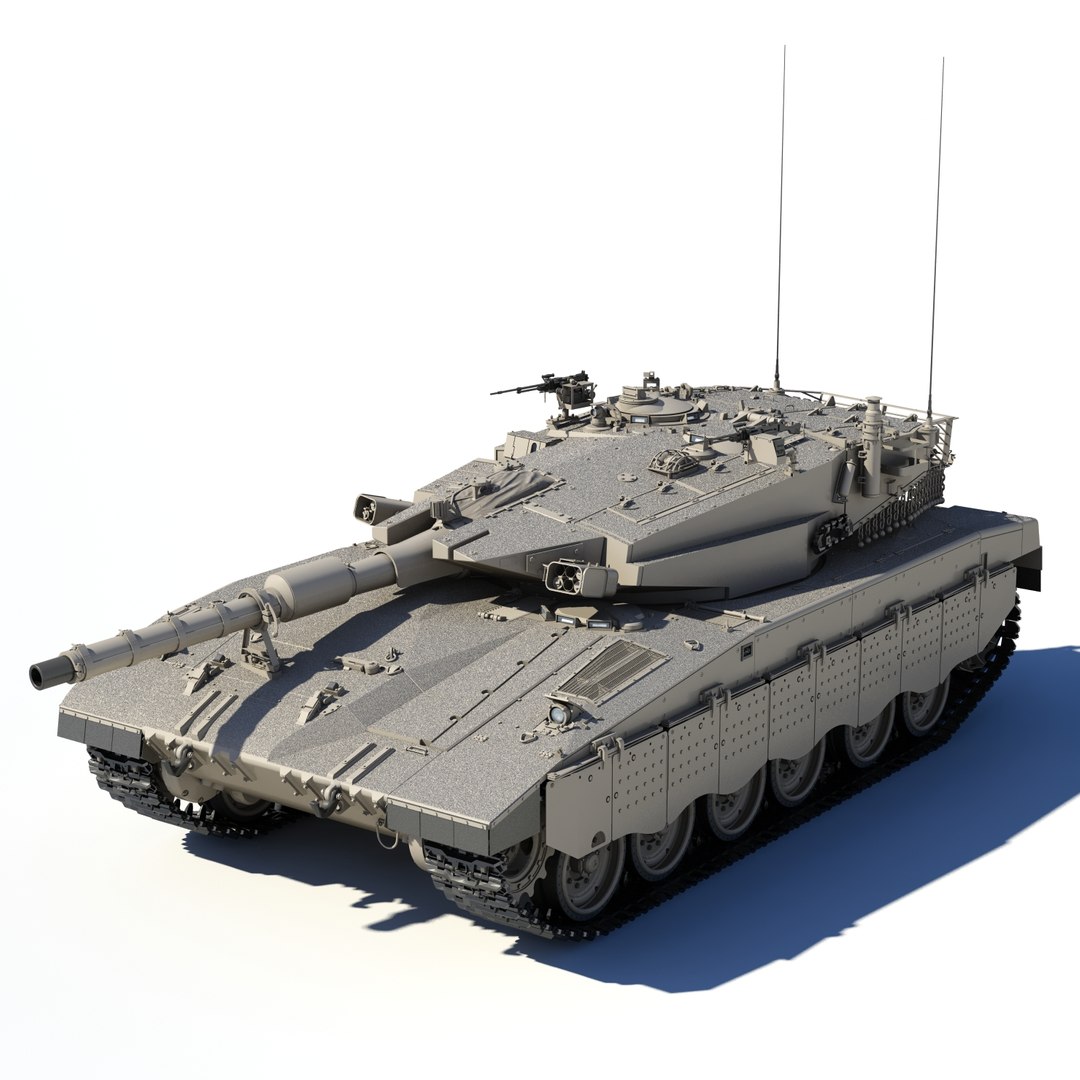 3D Merkava Mk3 Model - TurboSquid 1838566