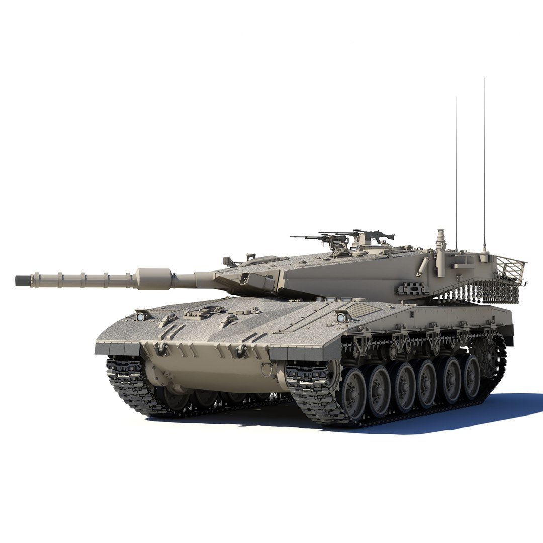3D Merkava Mk3 Model - TurboSquid 1838566