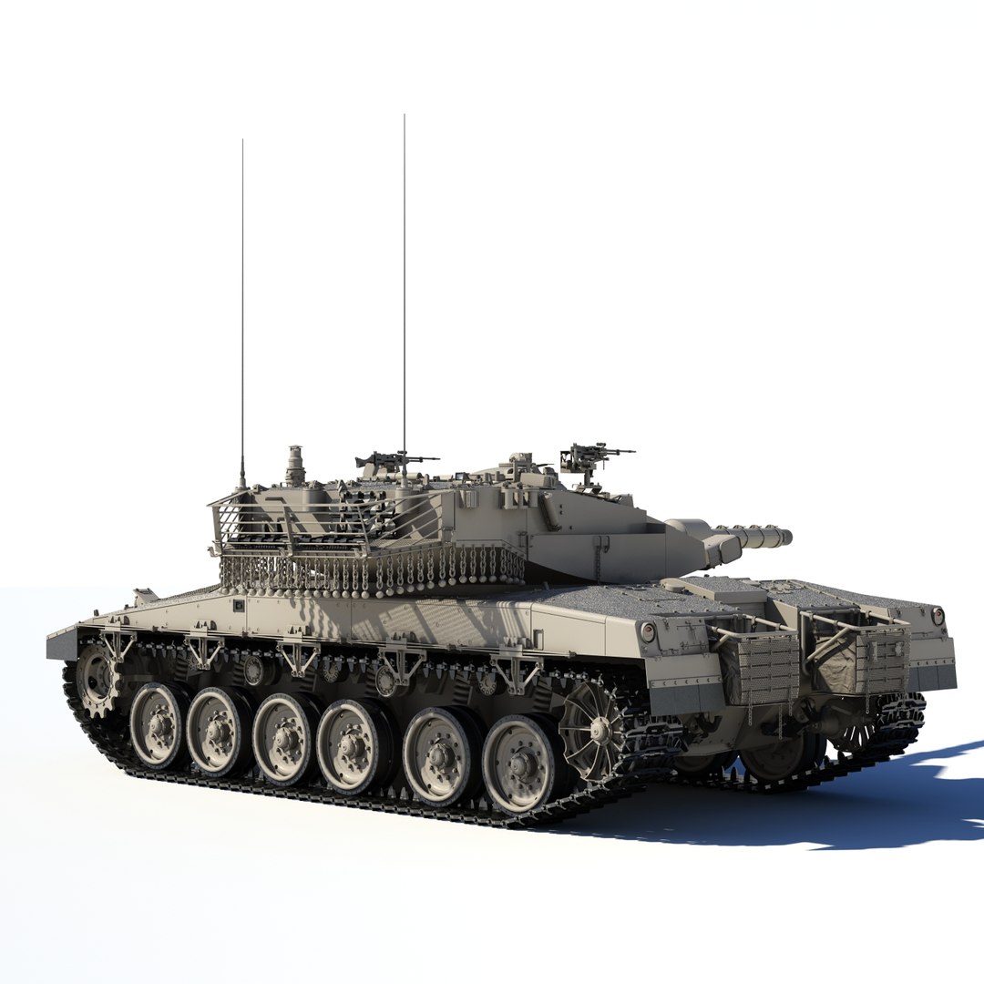 3D Merkava Mk3 Model - TurboSquid 1838566