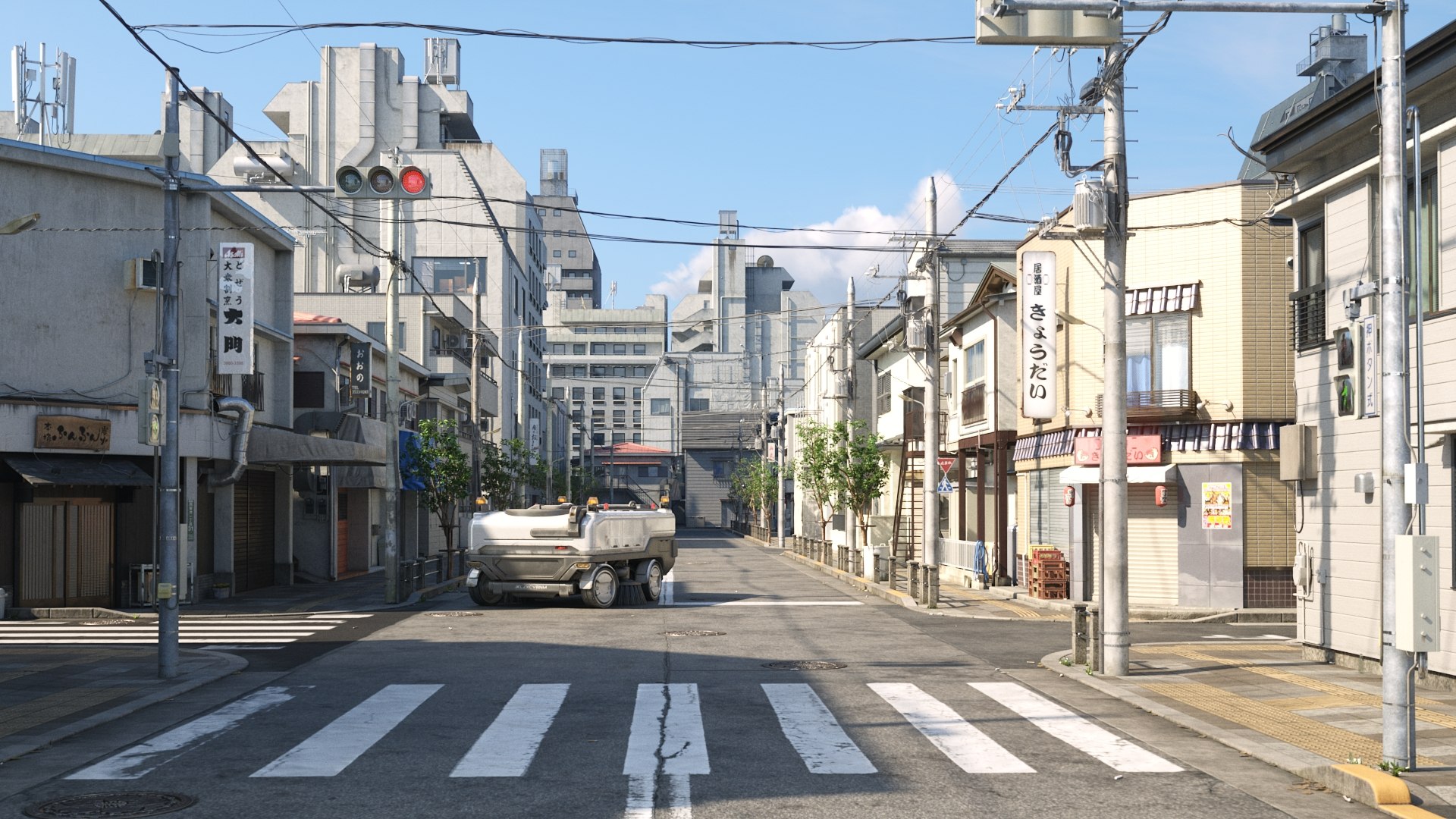 Suburbs Tokyo street model - TurboSquid 2117209