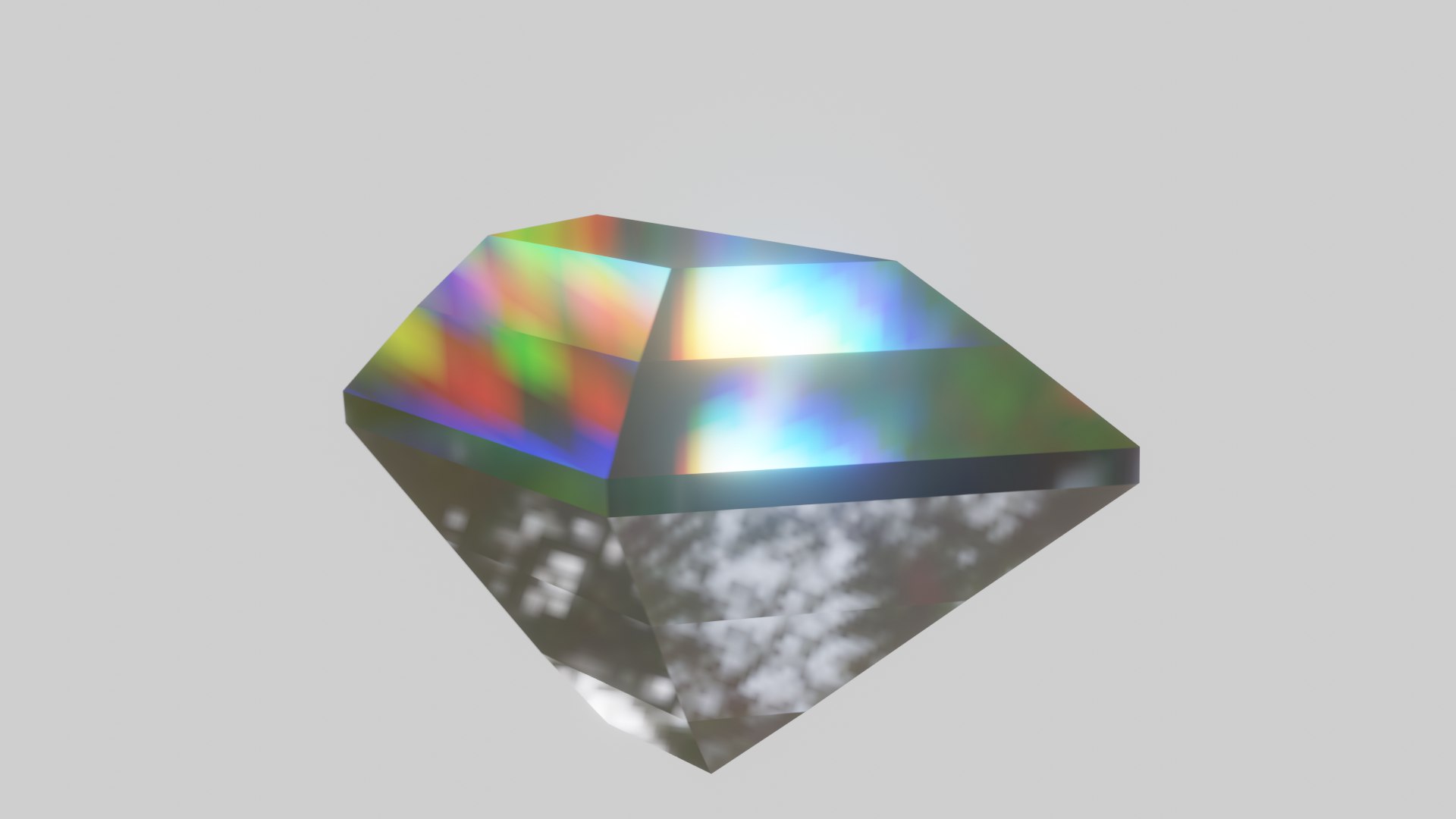 Trapeze Cut Diamond Model - TurboSquid 1918115