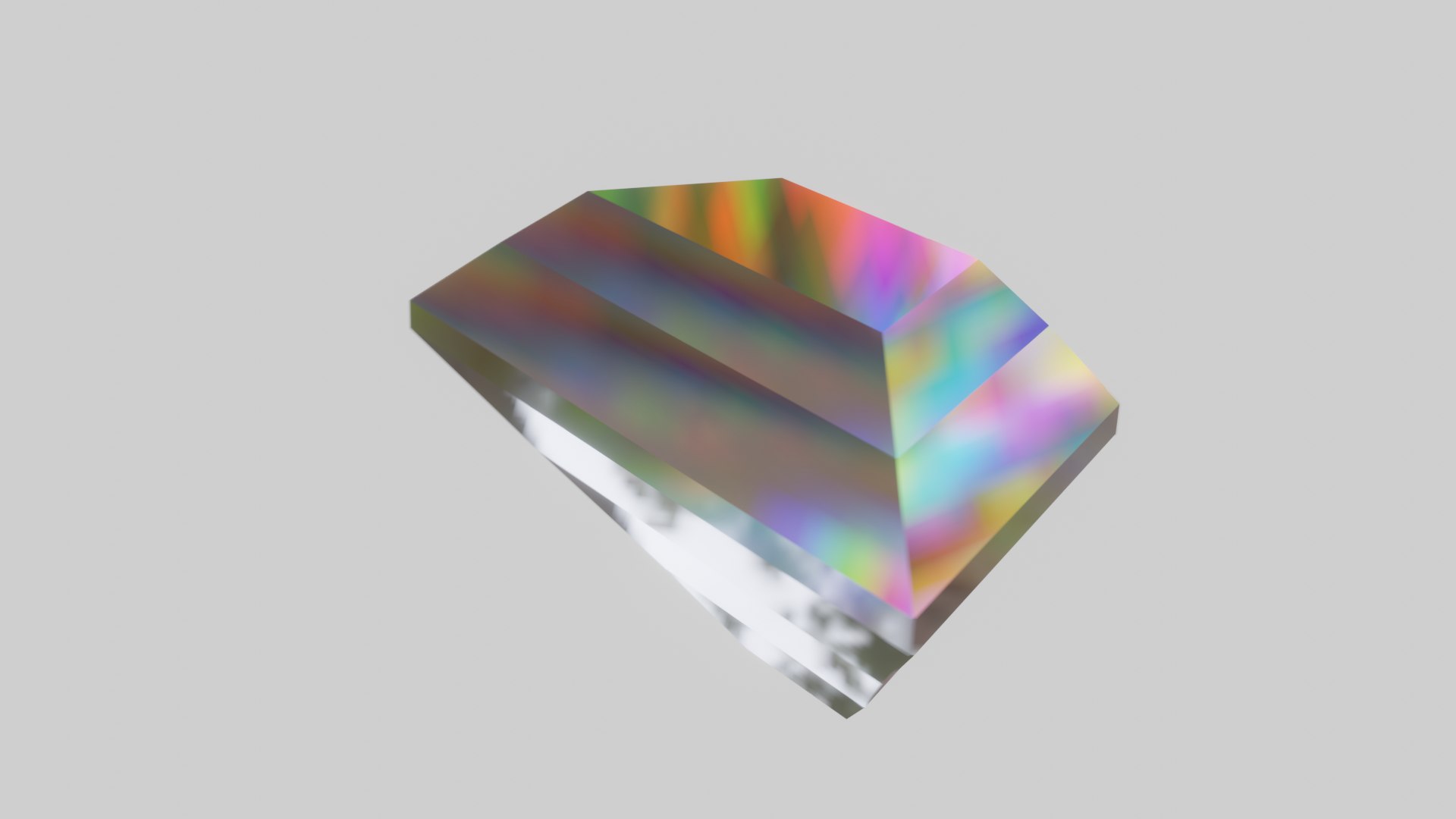 Trapeze Cut Diamond Model - TurboSquid 1918115