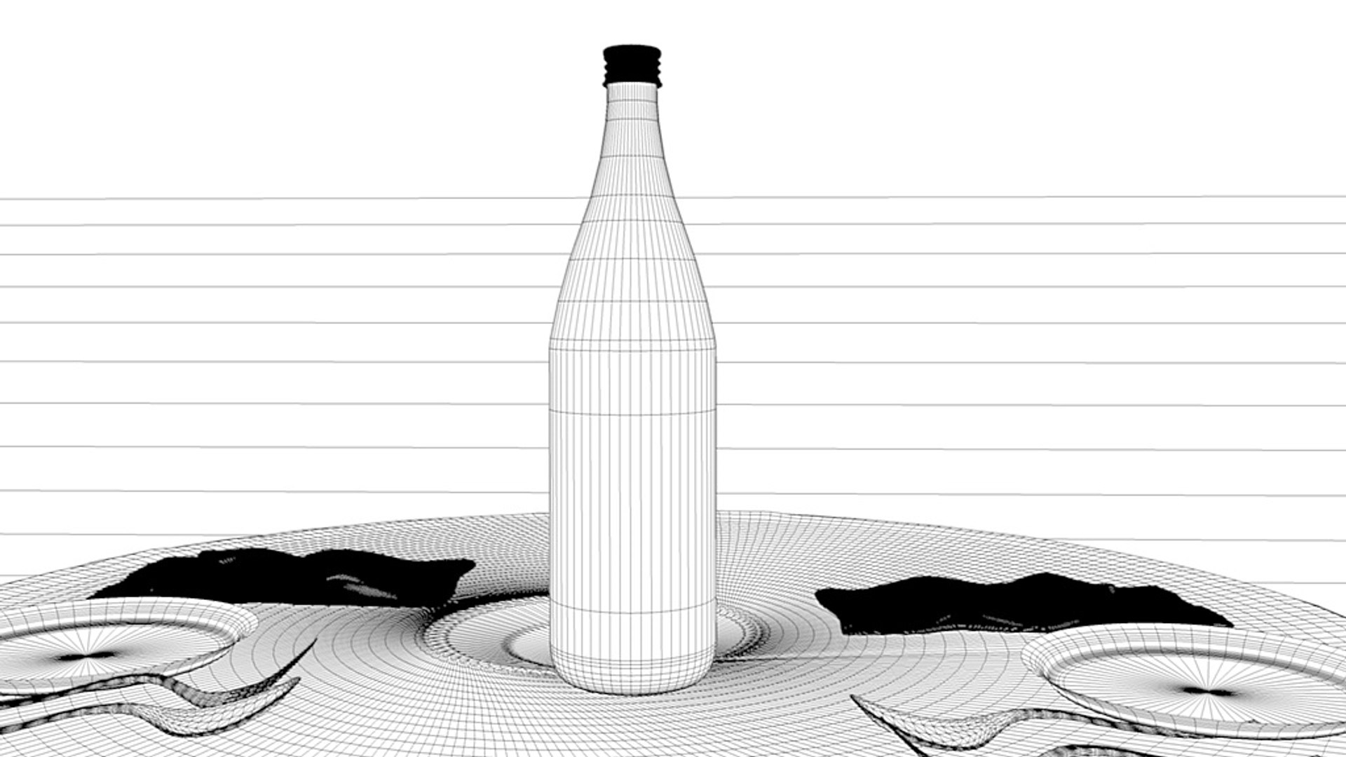 C4d Hq Water Bottle