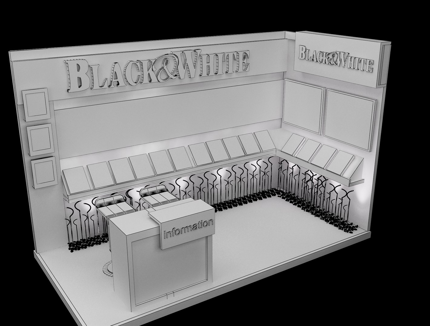 3D model exhibition booth - TurboSquid 1713745