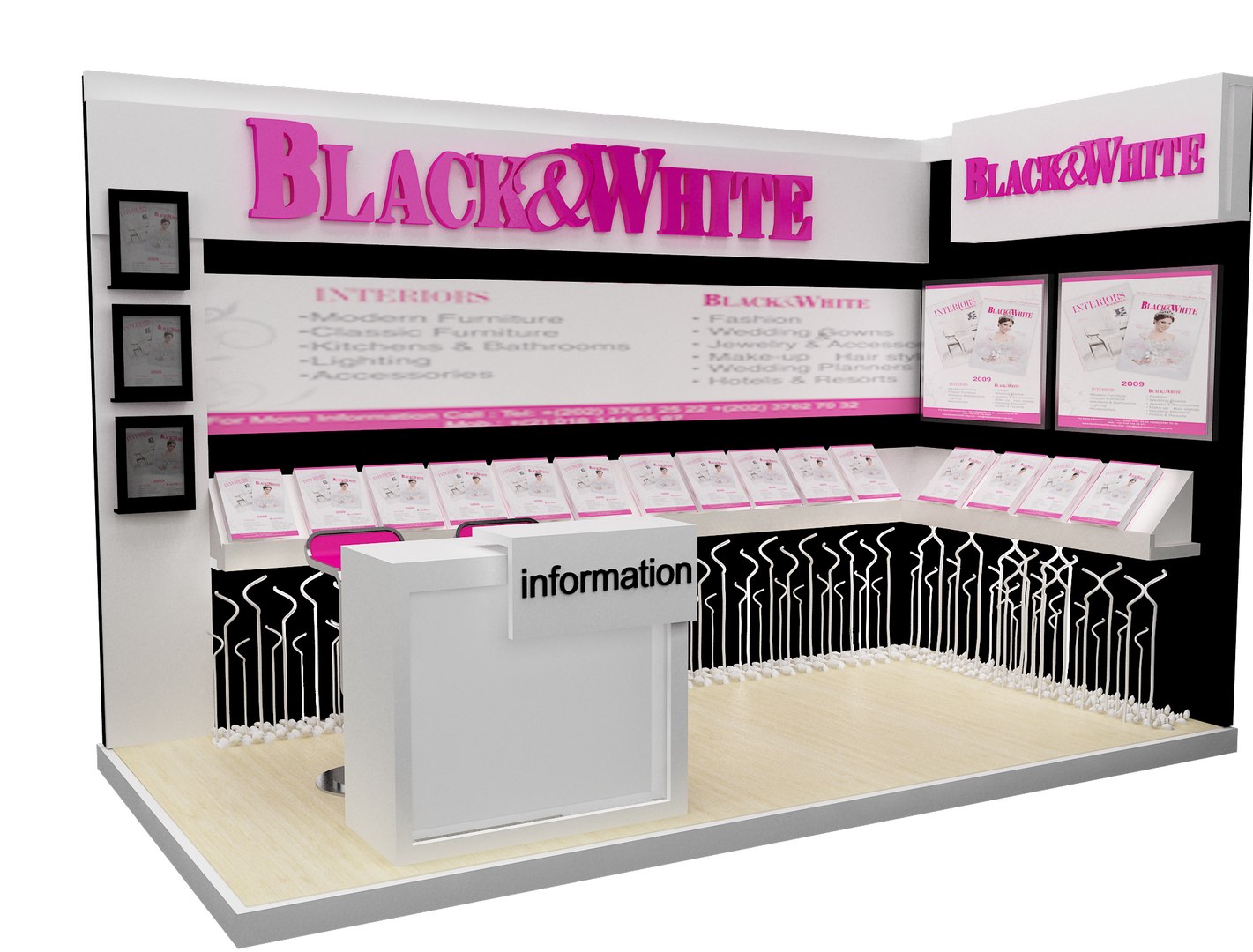 3D model exhibition booth - TurboSquid 1713745