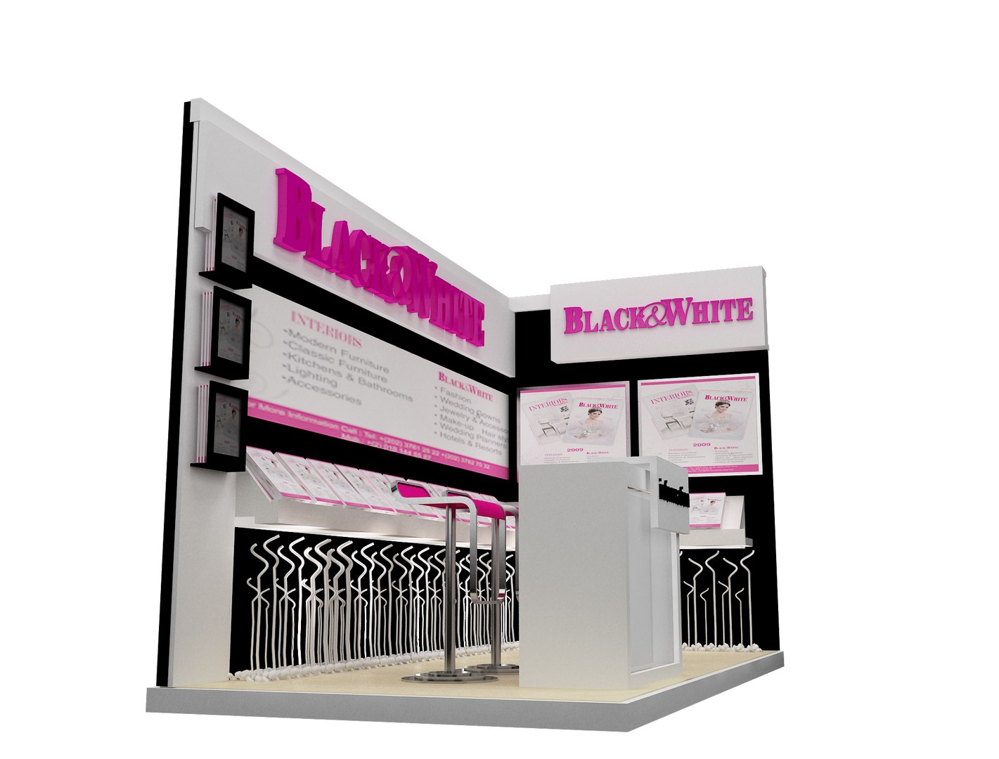 3D model exhibition booth - TurboSquid 1713745