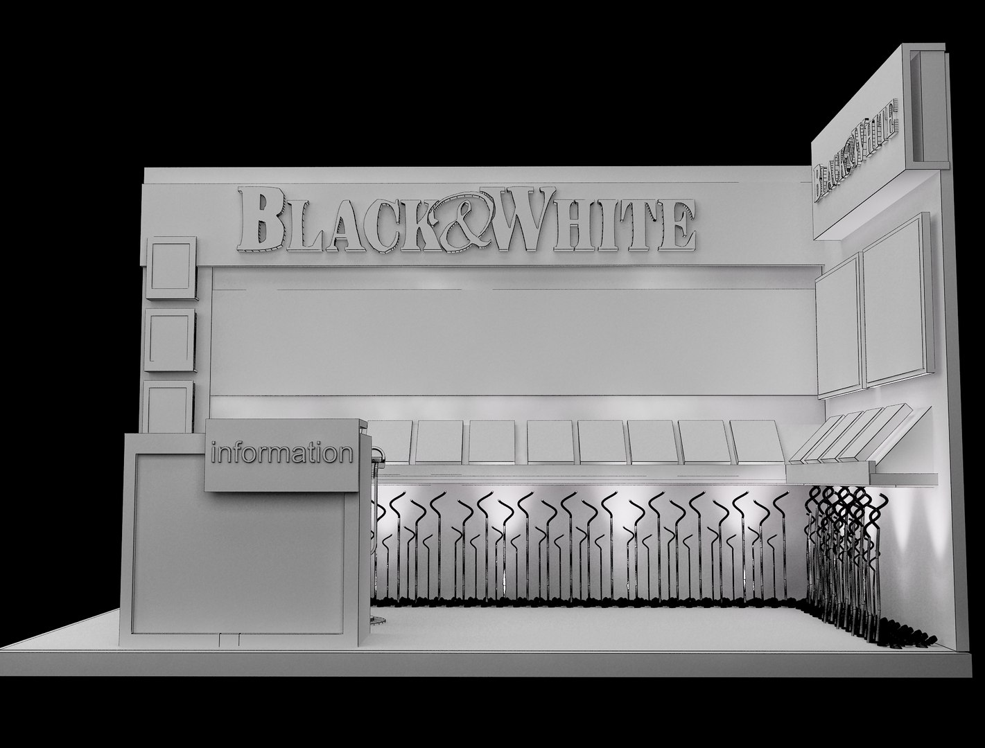 3D model exhibition booth - TurboSquid 1713745