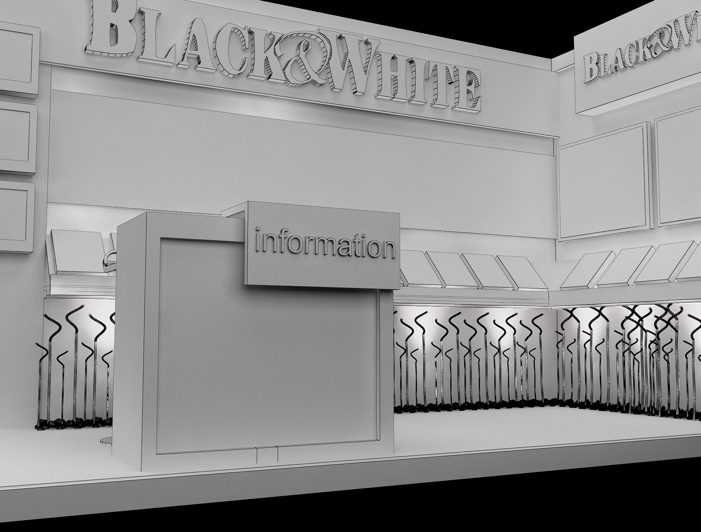 3D model exhibition booth - TurboSquid 1713745