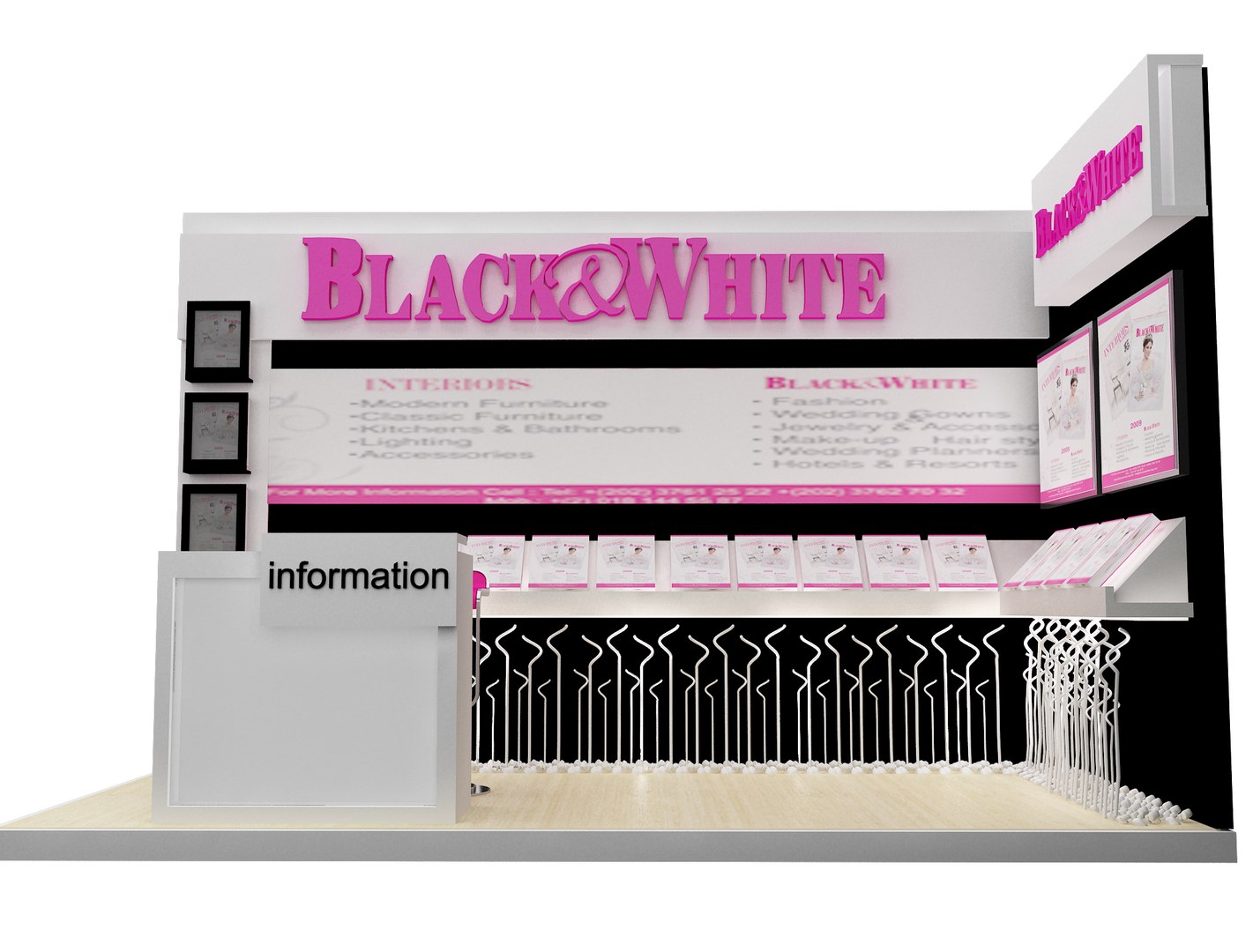 3D model exhibition booth - TurboSquid 1713745