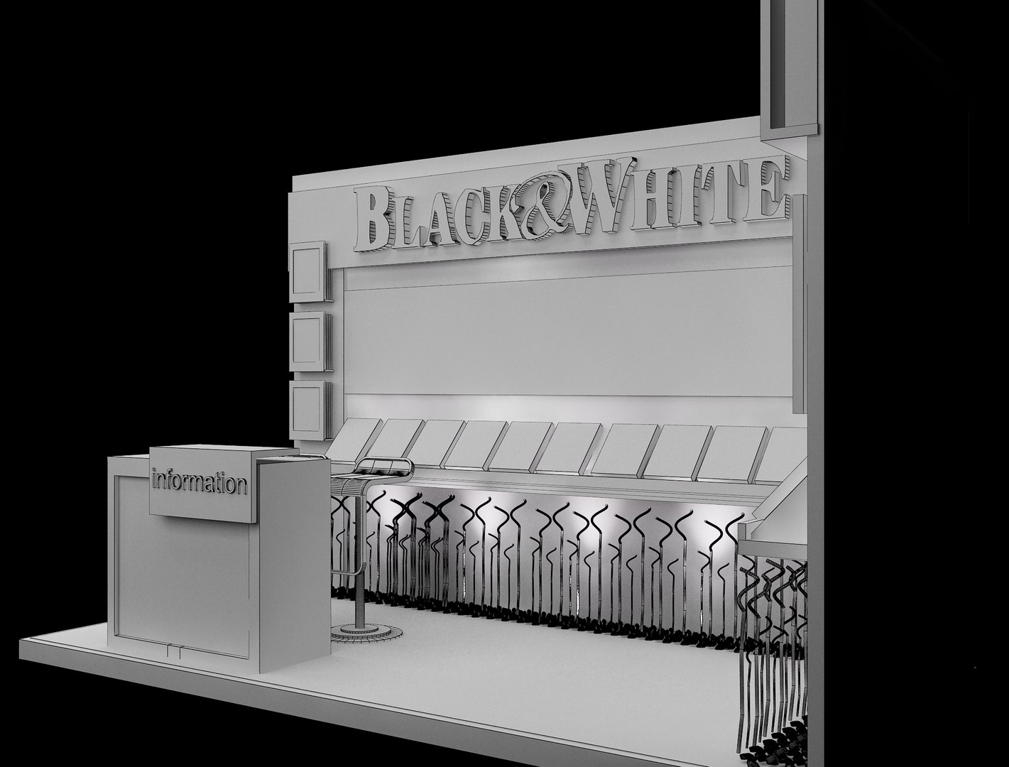 3D model exhibition booth - TurboSquid 1713745