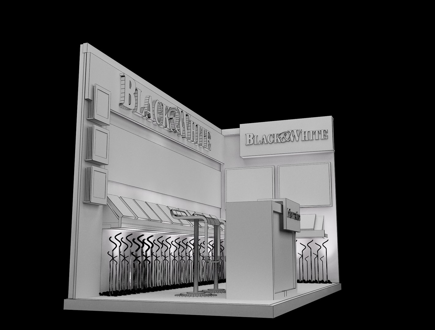 3D model exhibition booth - TurboSquid 1713745